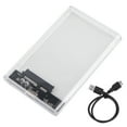 Transparent SSD Case 2.5in SATA Serial Port USB 3.0 High Speed Mobile ...