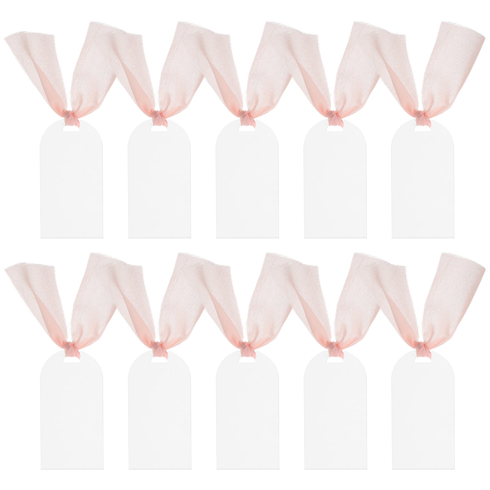 Transparent Seat Labels 10 Pcs Wedding Accessory Hanging Sign Decor ...