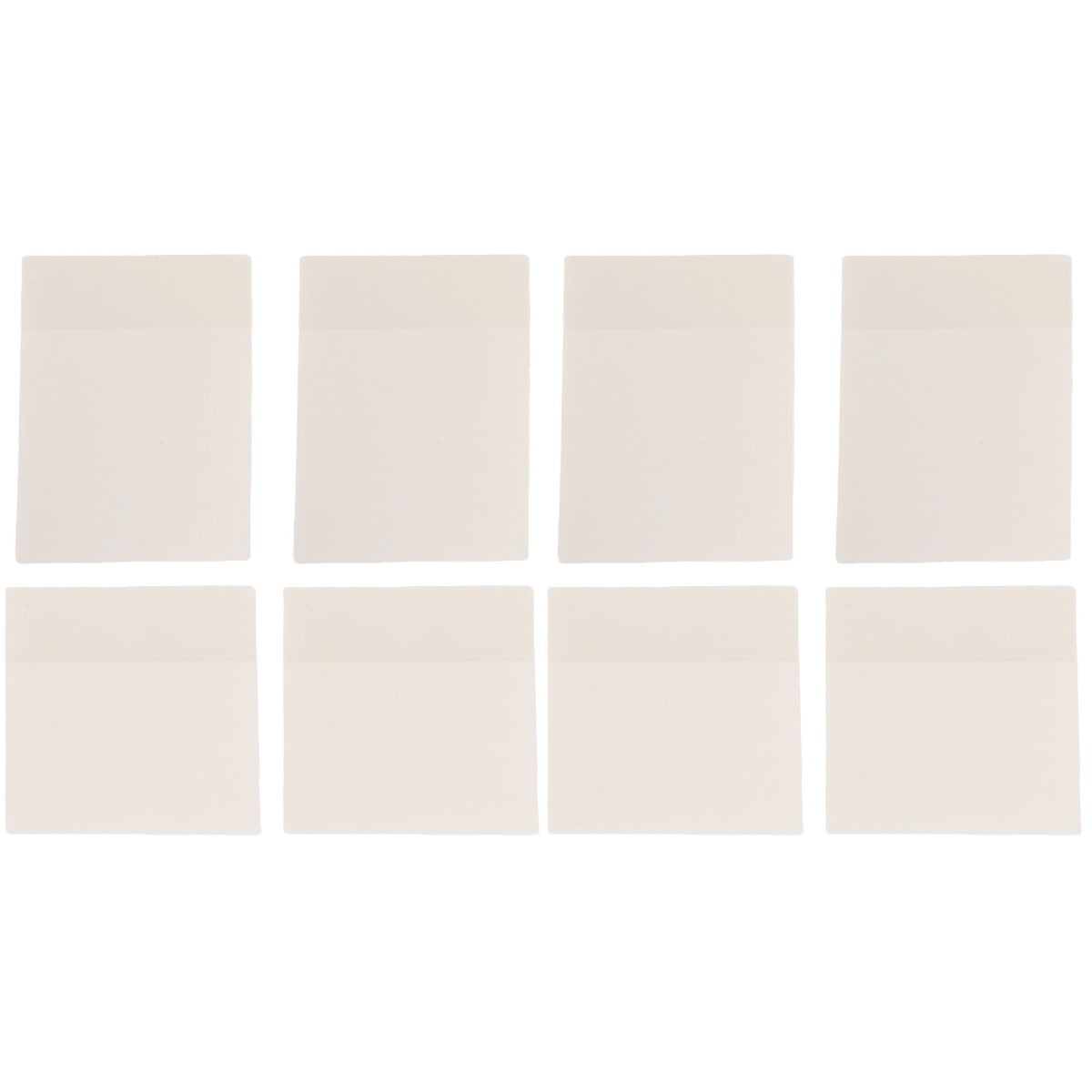 Transparent Self Adhesive Pads Stickers Office Memo Message Reminders 8 ...