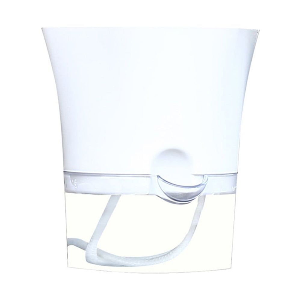 Transparent Self-Watering Plant Flower Plastic Pot Planter Home Garden ...