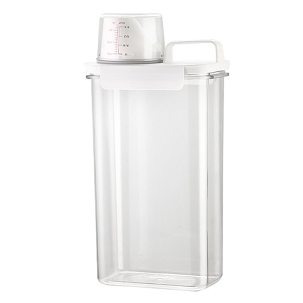Transparent Separate Canning Detergent Box with Lid and Handle for Bead ...