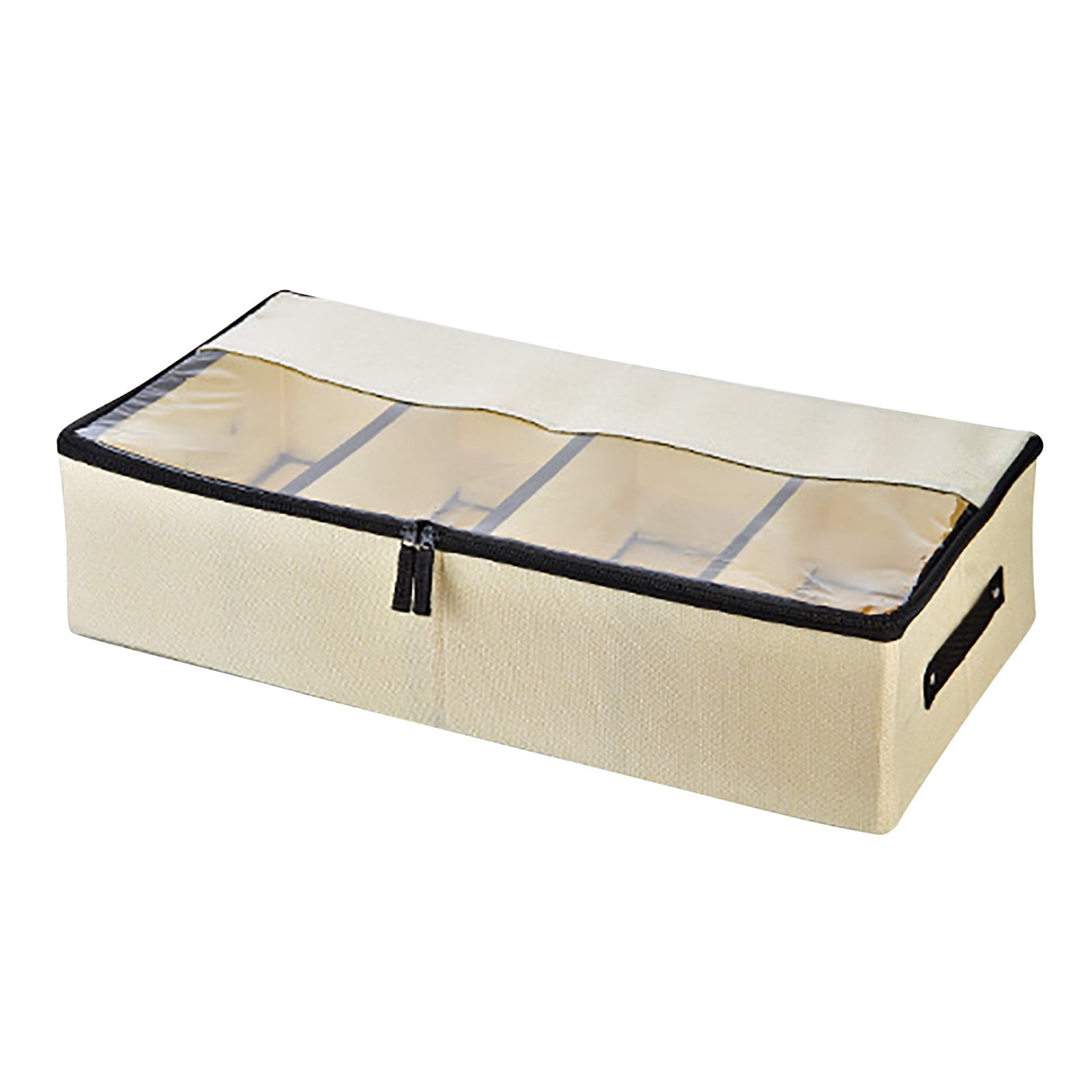 Transparent Shoe Box Storage Box Space Saving Bed Bottom Shoe Cabinet ...