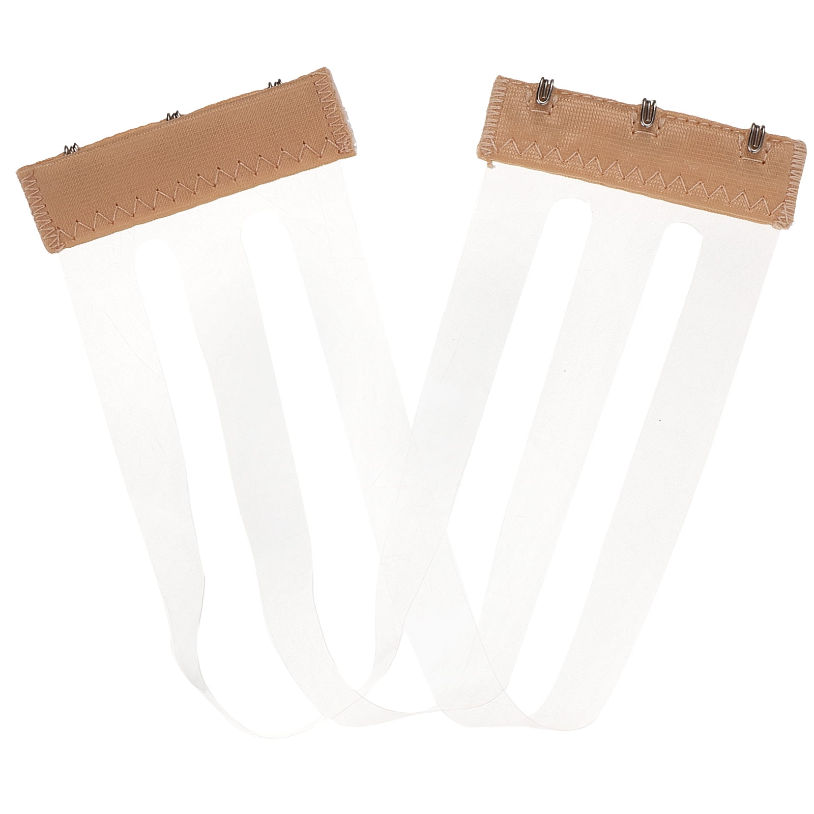 VORCOOL Beige Bra Extender 3 Hook Elastic Polyester Stretch Strap for ...