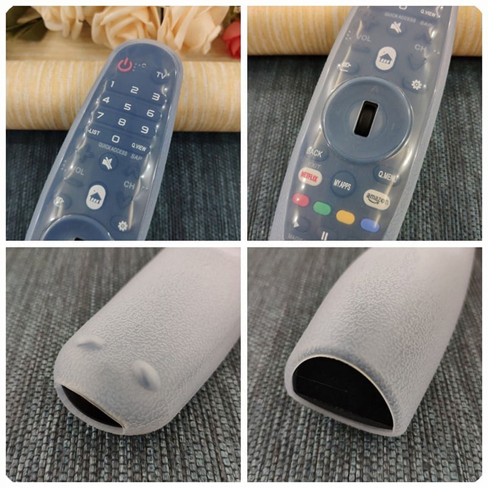 Transparent Silicone Case For LG TV Remote Control Protective Cover AN ...