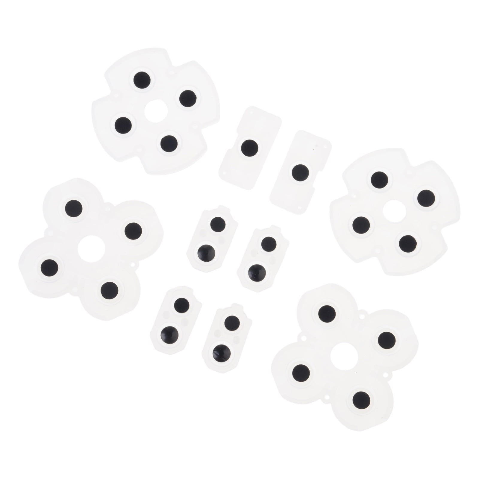 Transparent Silicone Rubber Pads Contact L2 Button Conductive Rubber ...