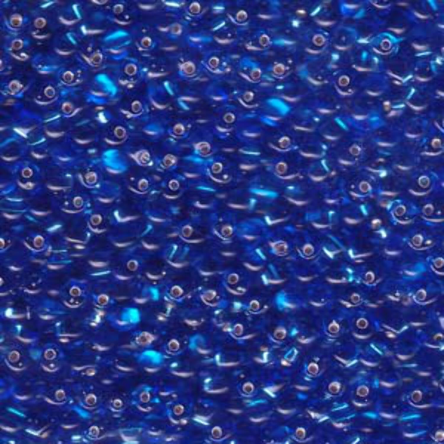 Transparent Silver-Lined Sapphire Blue Miyuki Drop Beads 3.4mm DP-9019 ...