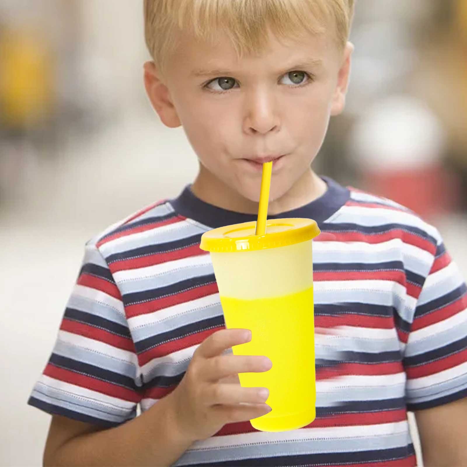 JUNYUI Transparent Single Layer Plastic Discoloration Cup When Cold ...