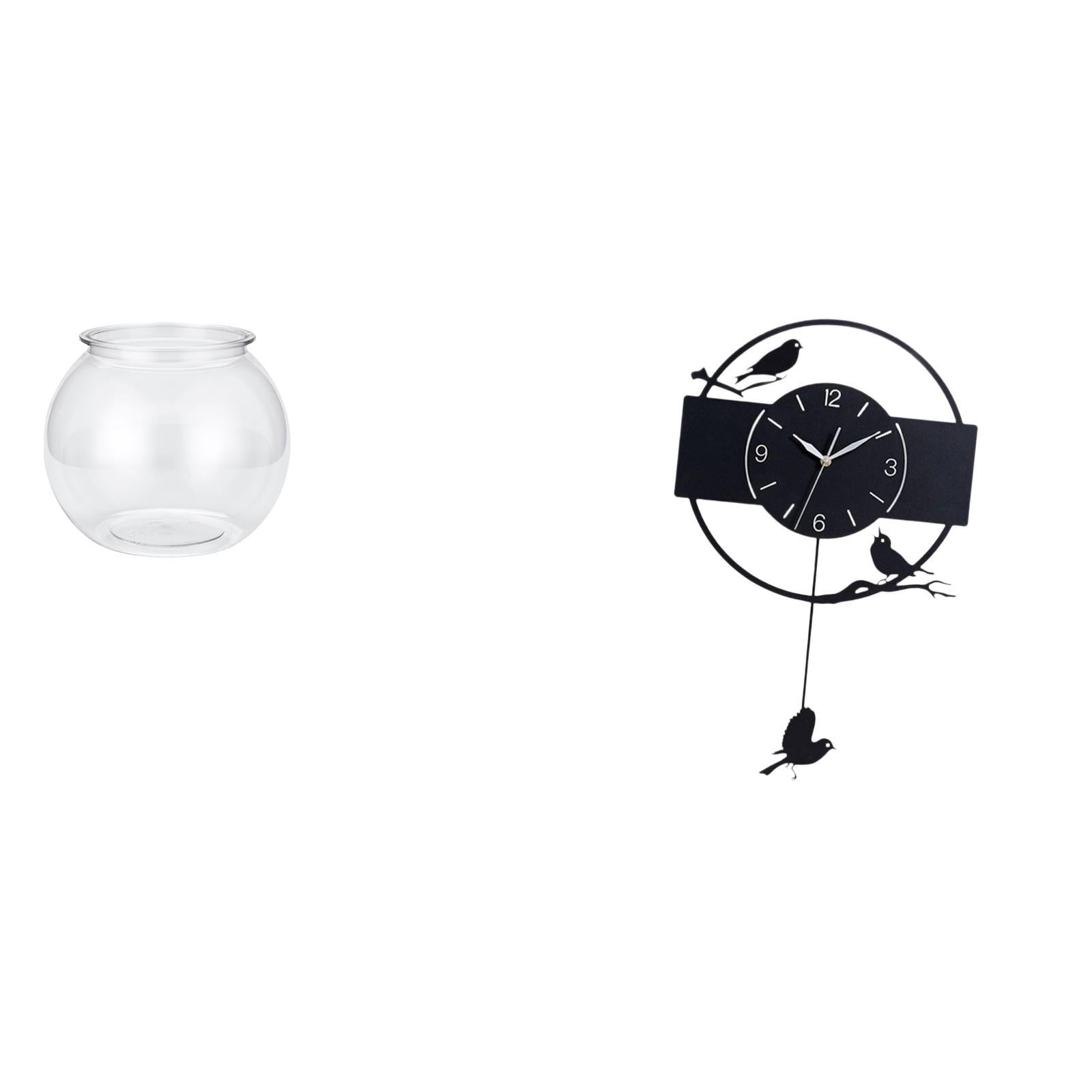 Transparent Small Fish Tank Fish Bowl Vase Table PP Material for Office ...