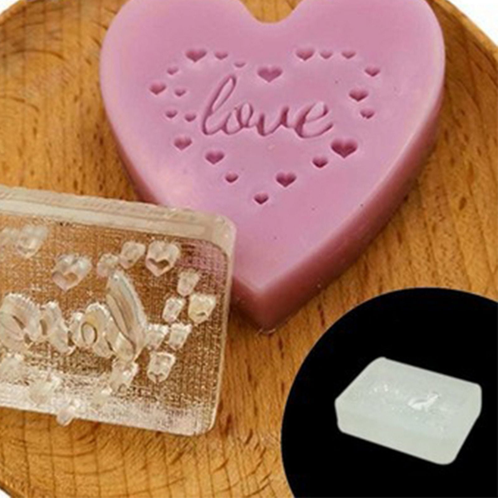 Transparent Soap Stamp Valentine's Day Acrylic Handmade Soap Seal Soap Making Chapter ...
