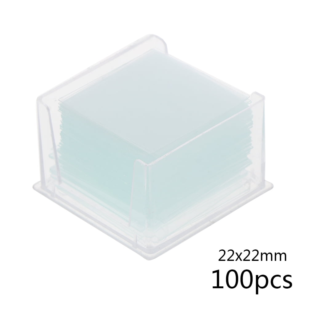 Transparent Square Glass Slide Coverslip Coverslides For Microscope ...