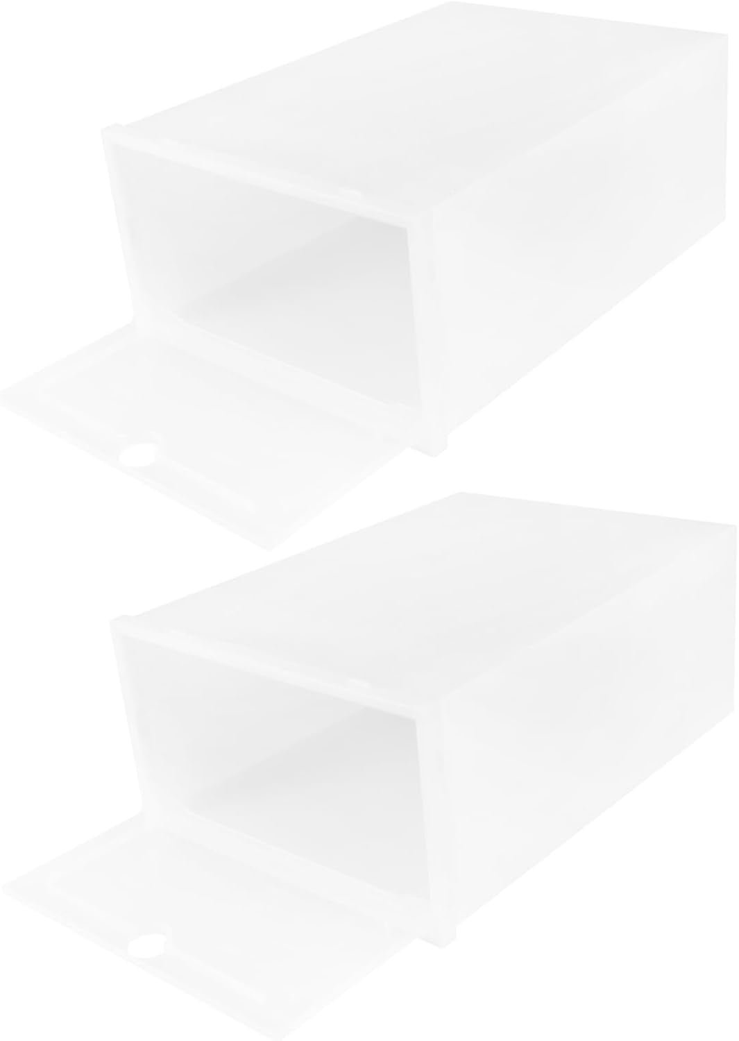 Transparent Stackable Shoes Storage Box Plastic Shoe Container for ...