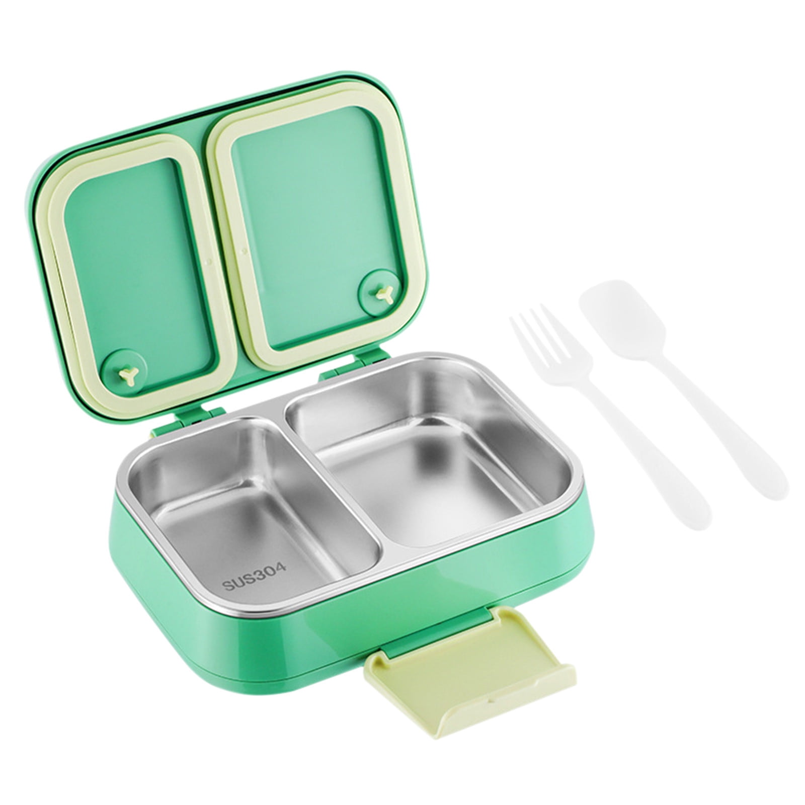 Transparent Stainless Steel Lunch Box for Office Workers and Students ...