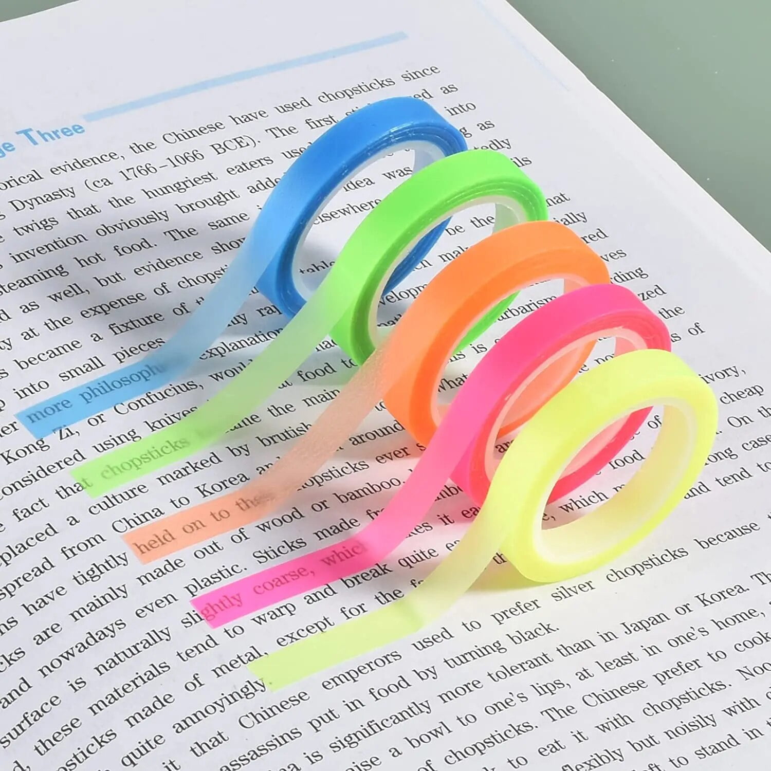 Transparent Sticky Index Tabs, Clear Sticky Notes Long Page Book ...