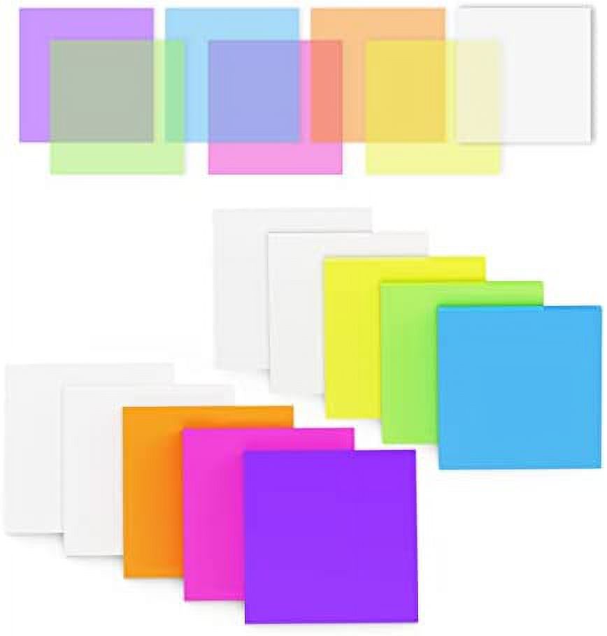 Transparent Sticky Notes 500 Pcs, Clear Sticky Notes Waterproof ...
