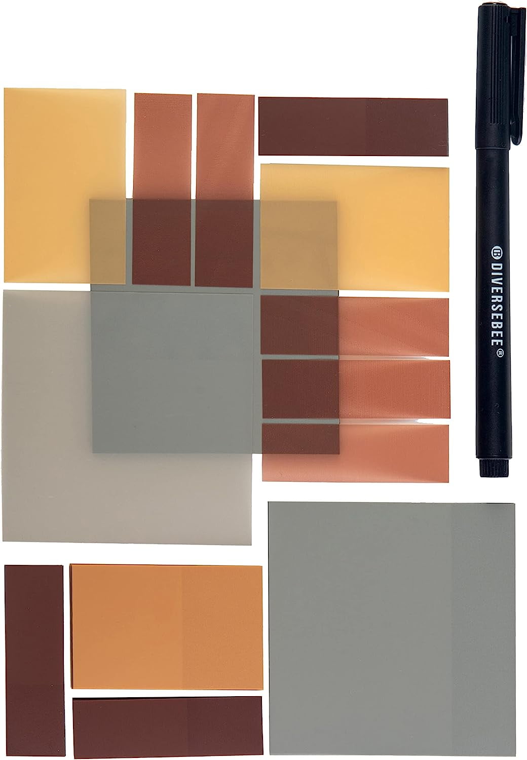 Transparent Sticky Notes (Includes Quick Dry Pen), Cute Clear Sticky ...