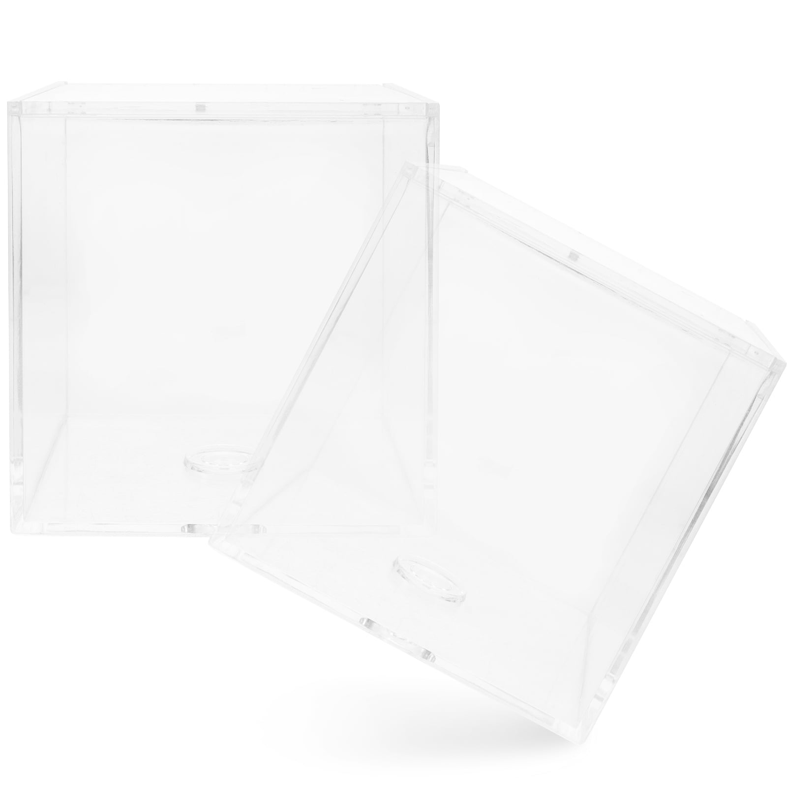 Transparent Storage Box 2 Pcs Clear Boxes Party Favor Gift Candy Table ...