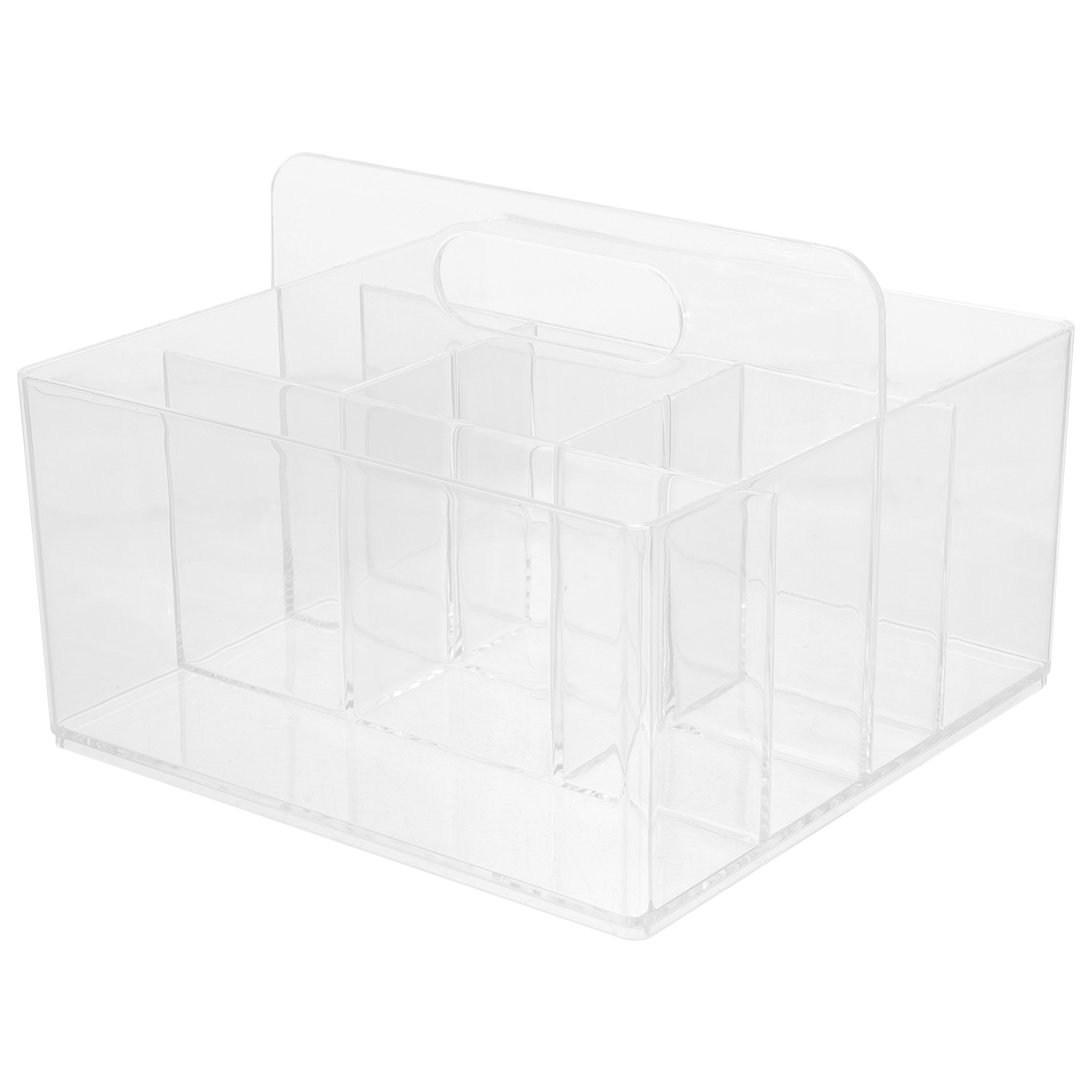 Transparent Storage Box Nail Charms Box Lipstick Holder Plastic Storage ...