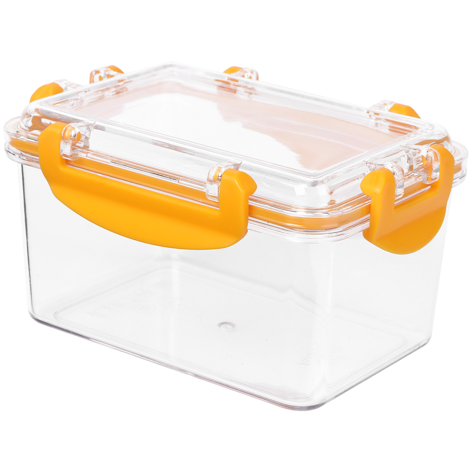 REOFLYUP Container Orange Plastic 1Pcs 4.6X2.9In For Home Snack Storage ...
