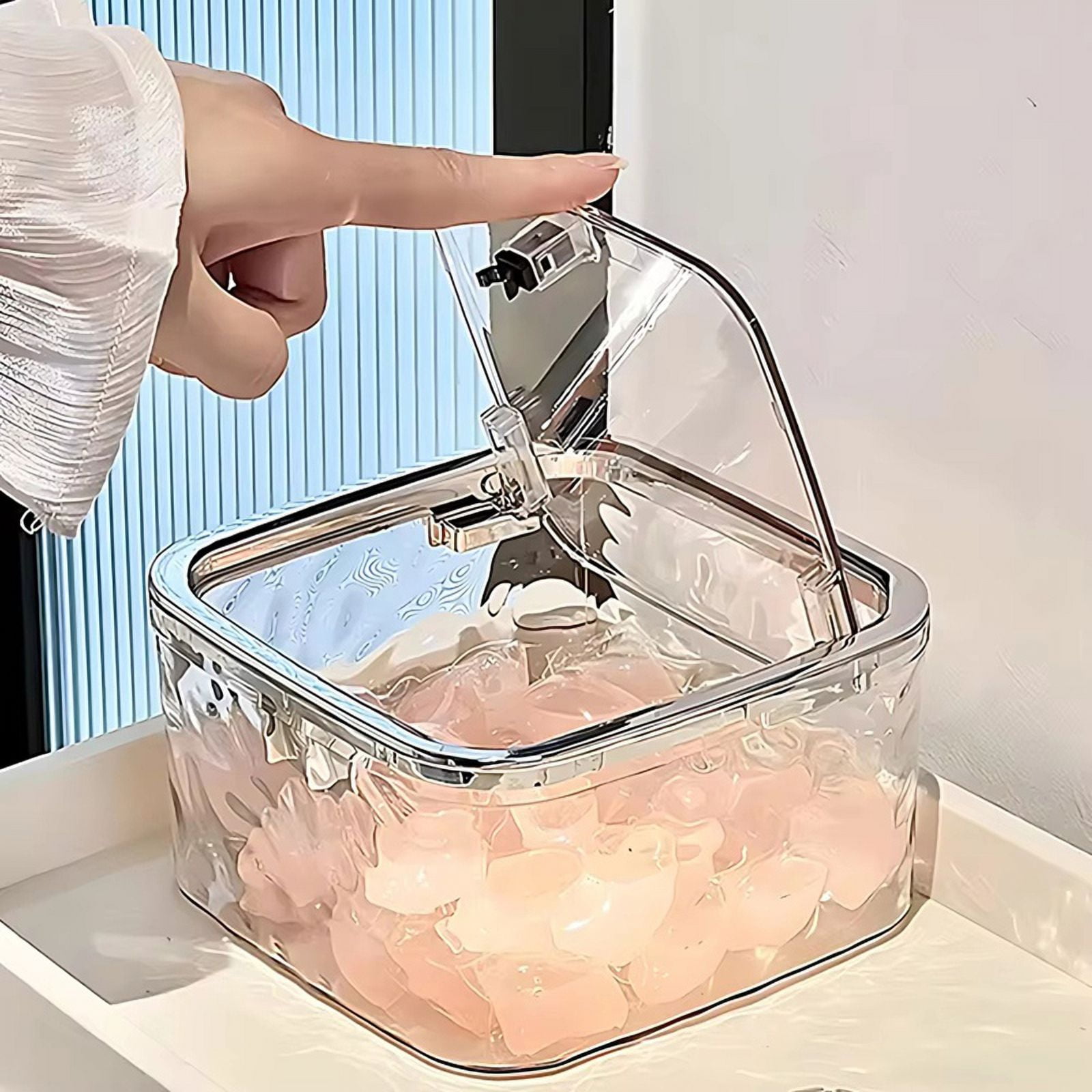 Transparent Storage Box for Laundry Seminal Vesicle Container Used for ...