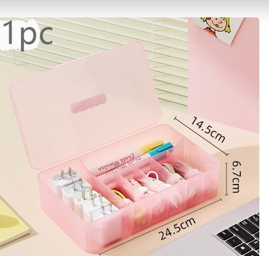 Transparent Storage Box with Lid - Dustproof Cable Organizer for ...