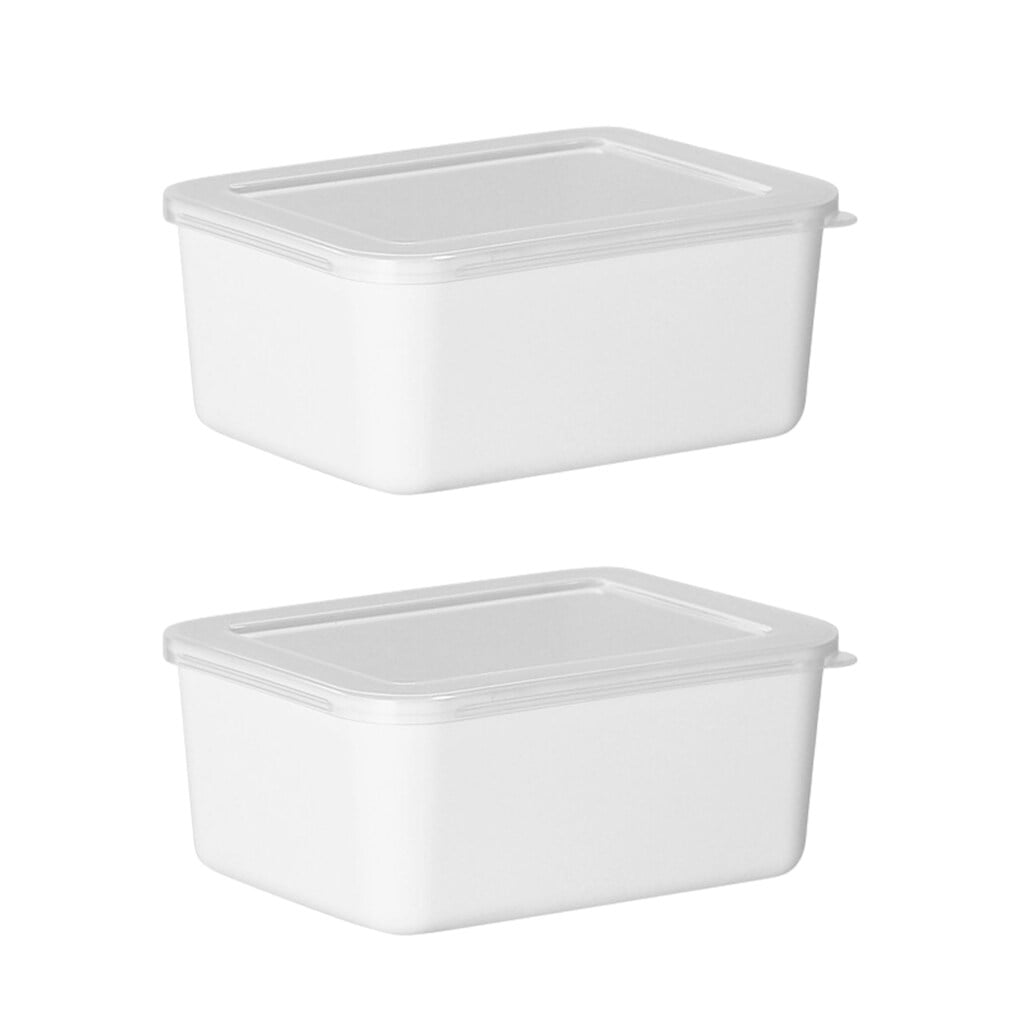 Transparent Storage Containers - Easy Organization Transparent Lid Food ...