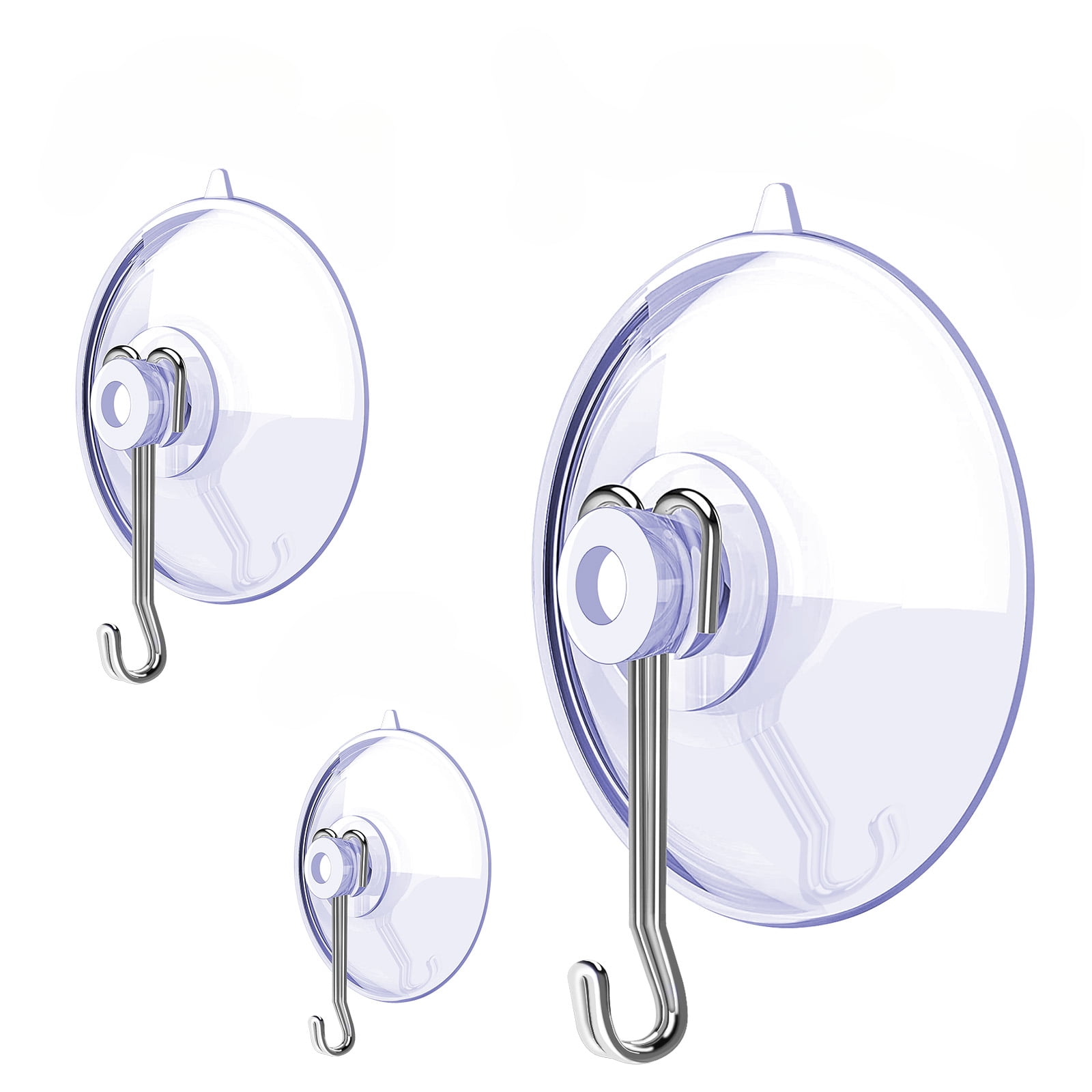 Transparent Suction Cup Hooks for Glass Window Decoration Shower ...