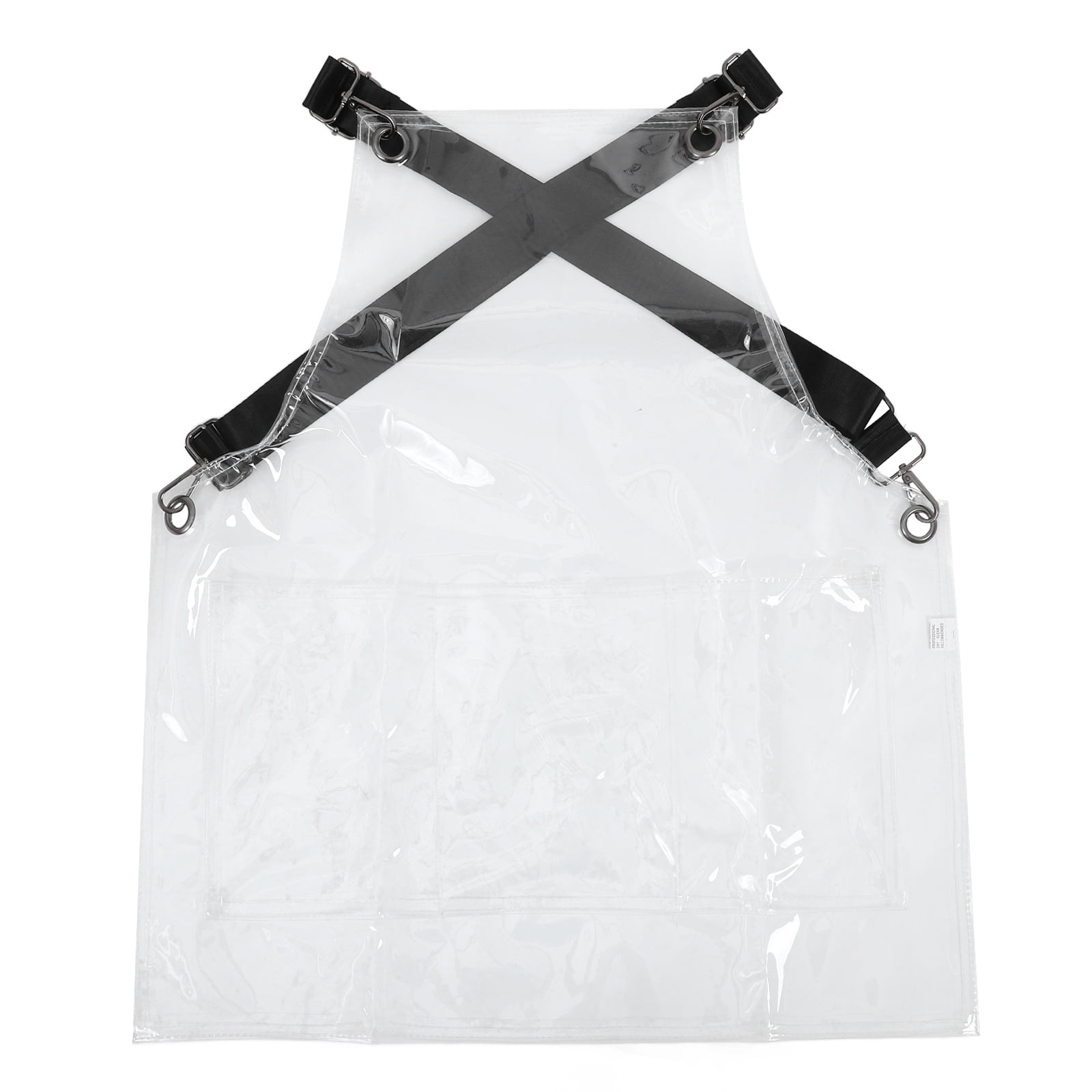 Transparent TPU Plastic Aprons with Black Webbing for Kitchen ...