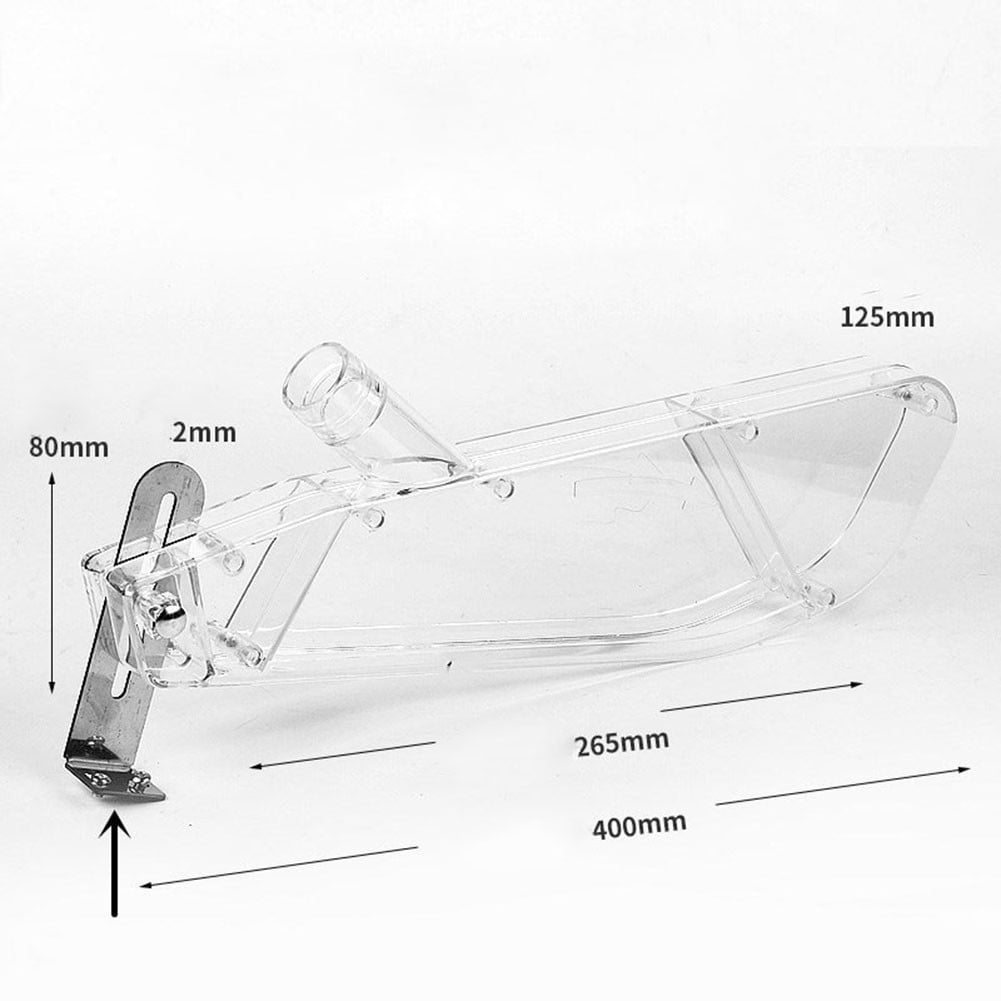 Transparent Table Saw Protective Cover for 4-10 Inch Saws with Shunt ...