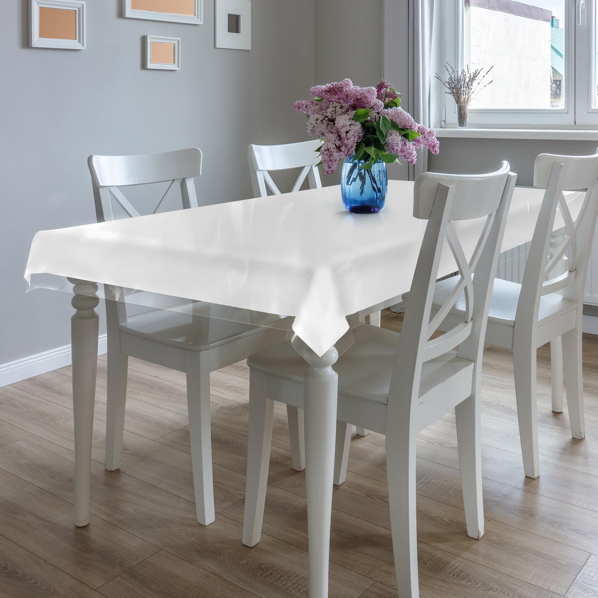 Transparent Tablecloth Heavy Duty Kitchen Table TOP Cover, Waterproof ...