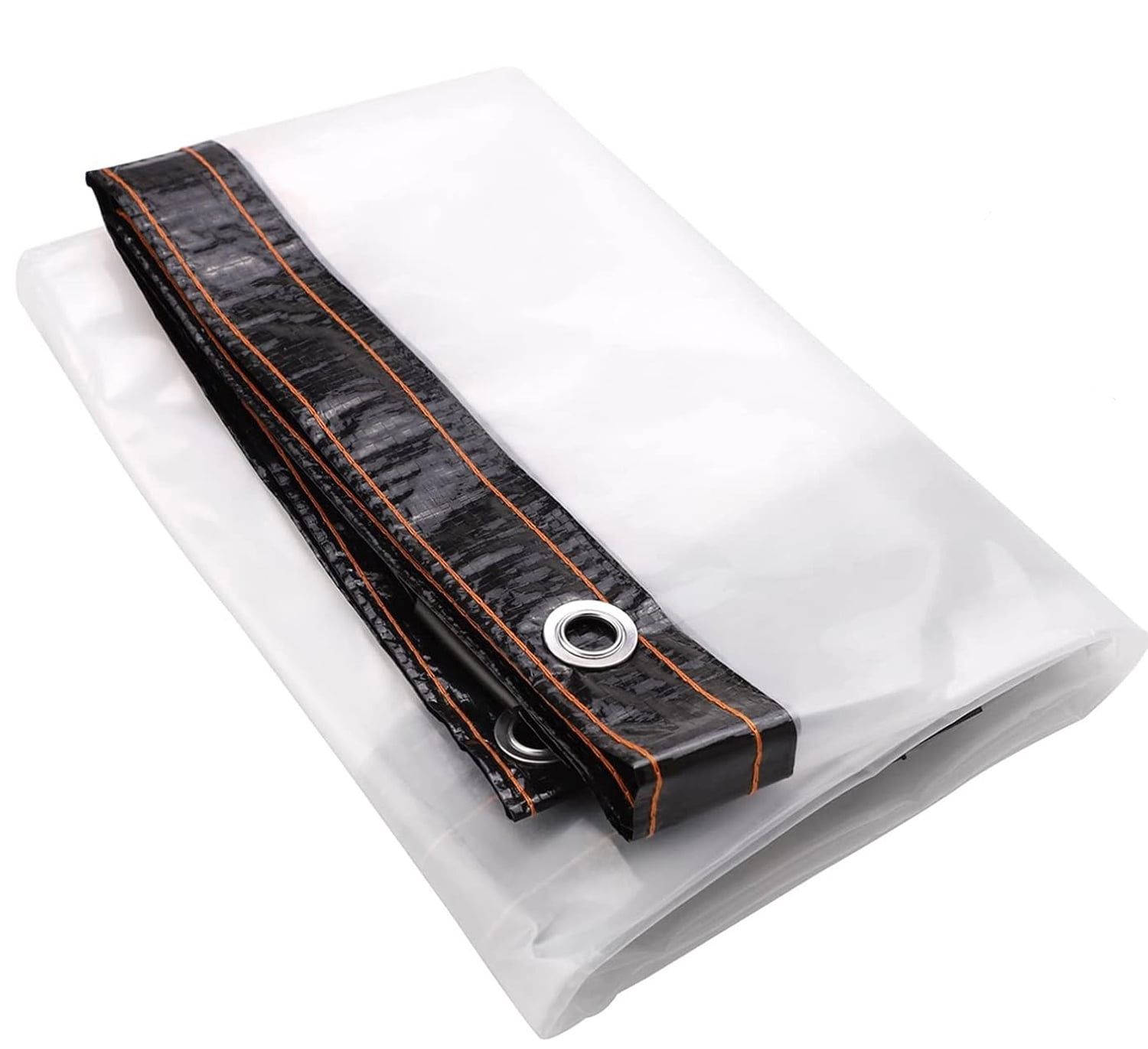 Bexikou Transparent Waterproof Heavy Duty Tarp, 6.56x13 ft, Dustproof ...