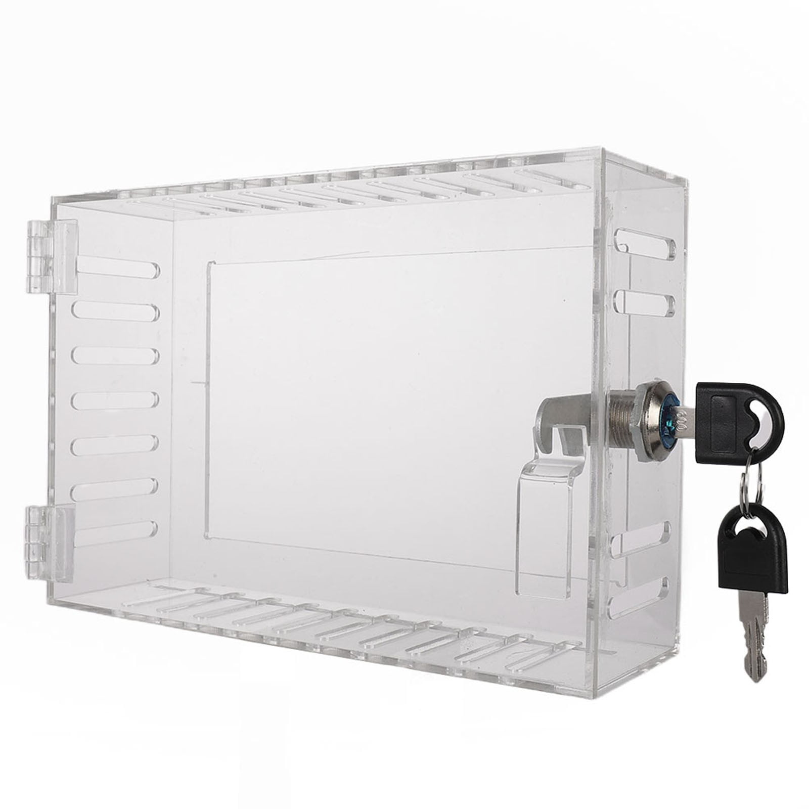 Transparent Thermostat Lock Box with Key for Home and Office Use ...