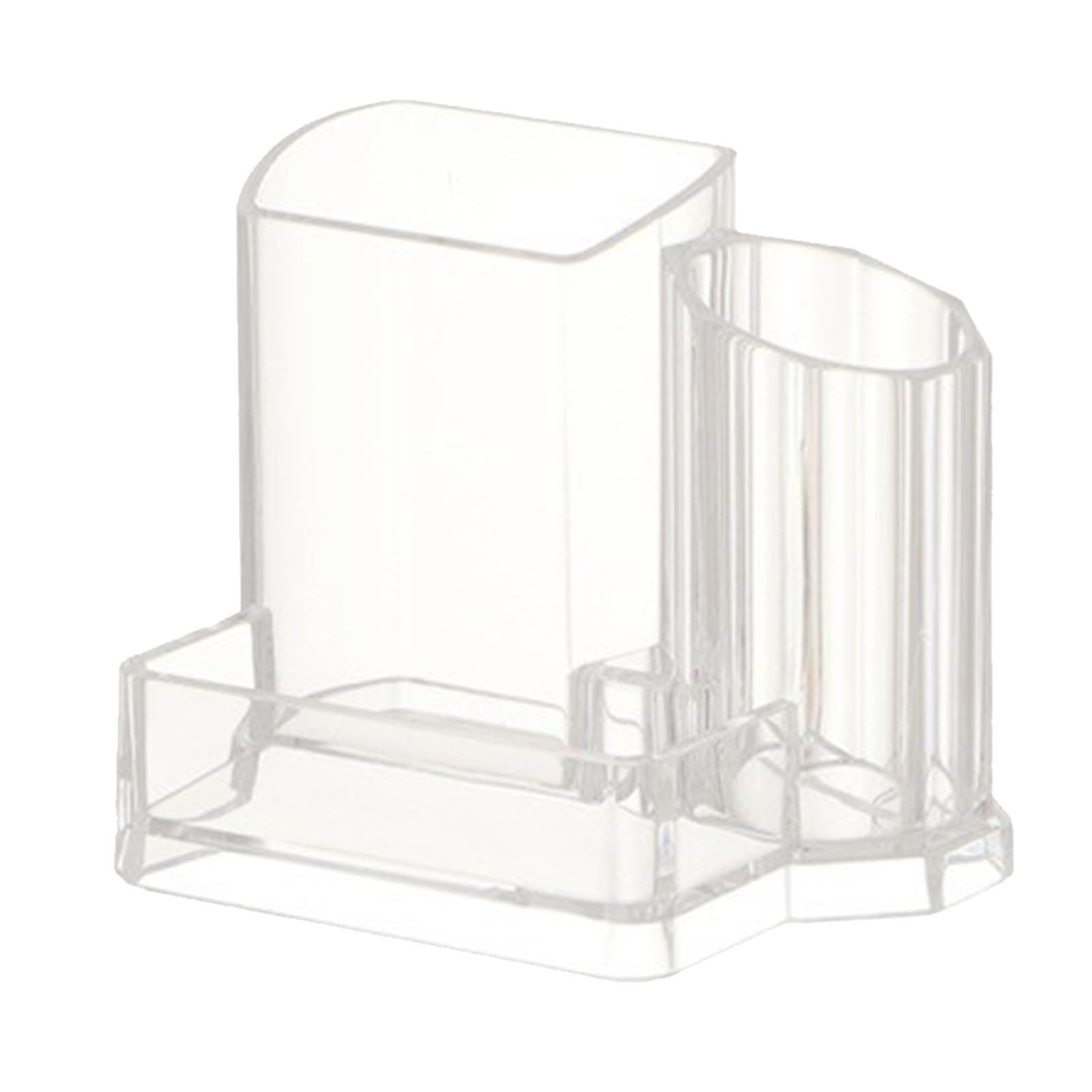And Transparent Three Cell Cosmetics Storage Can Store Stationery Pen ...