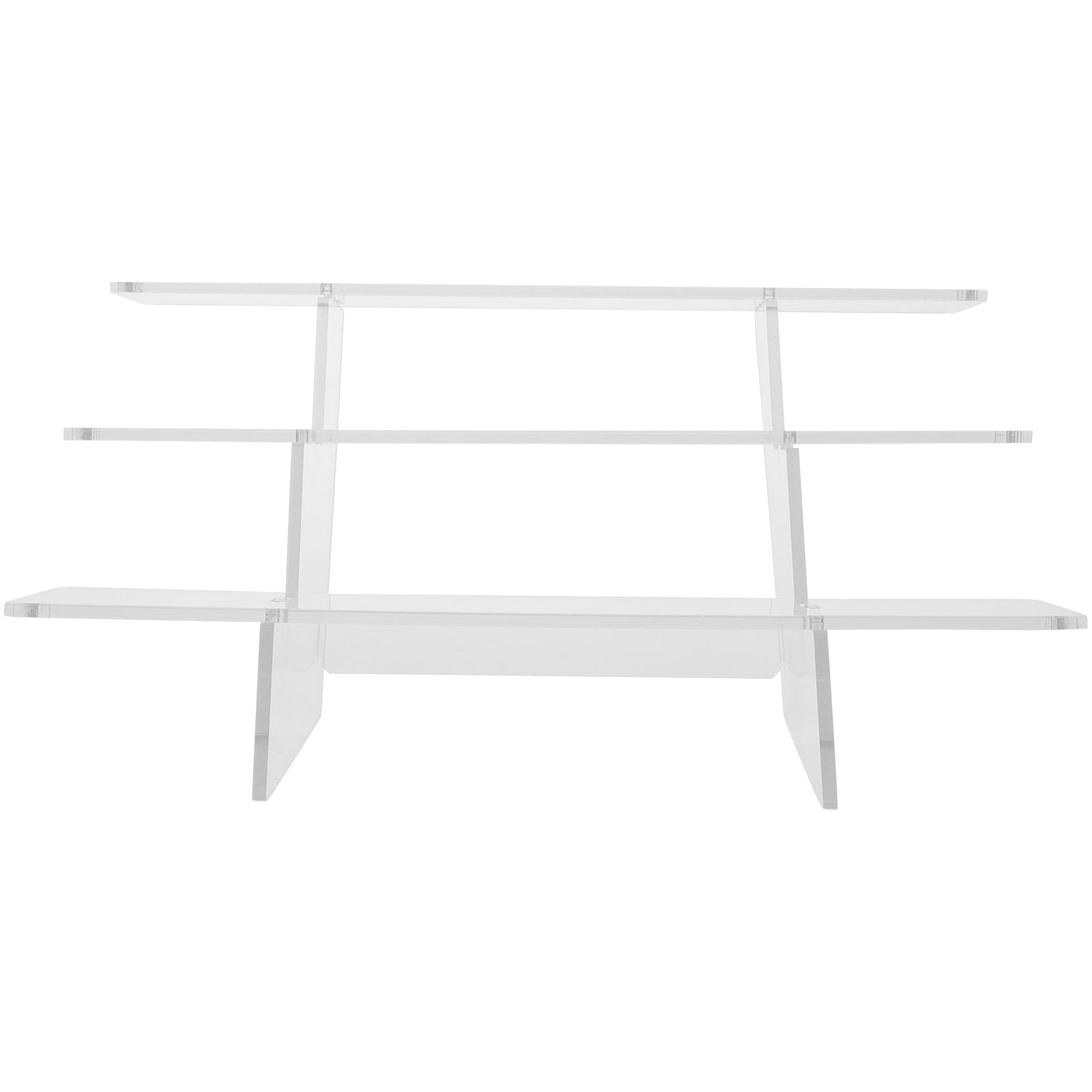 Transparent Three-Layer Display Rack 3-tier Organizer Shelf Collection ...