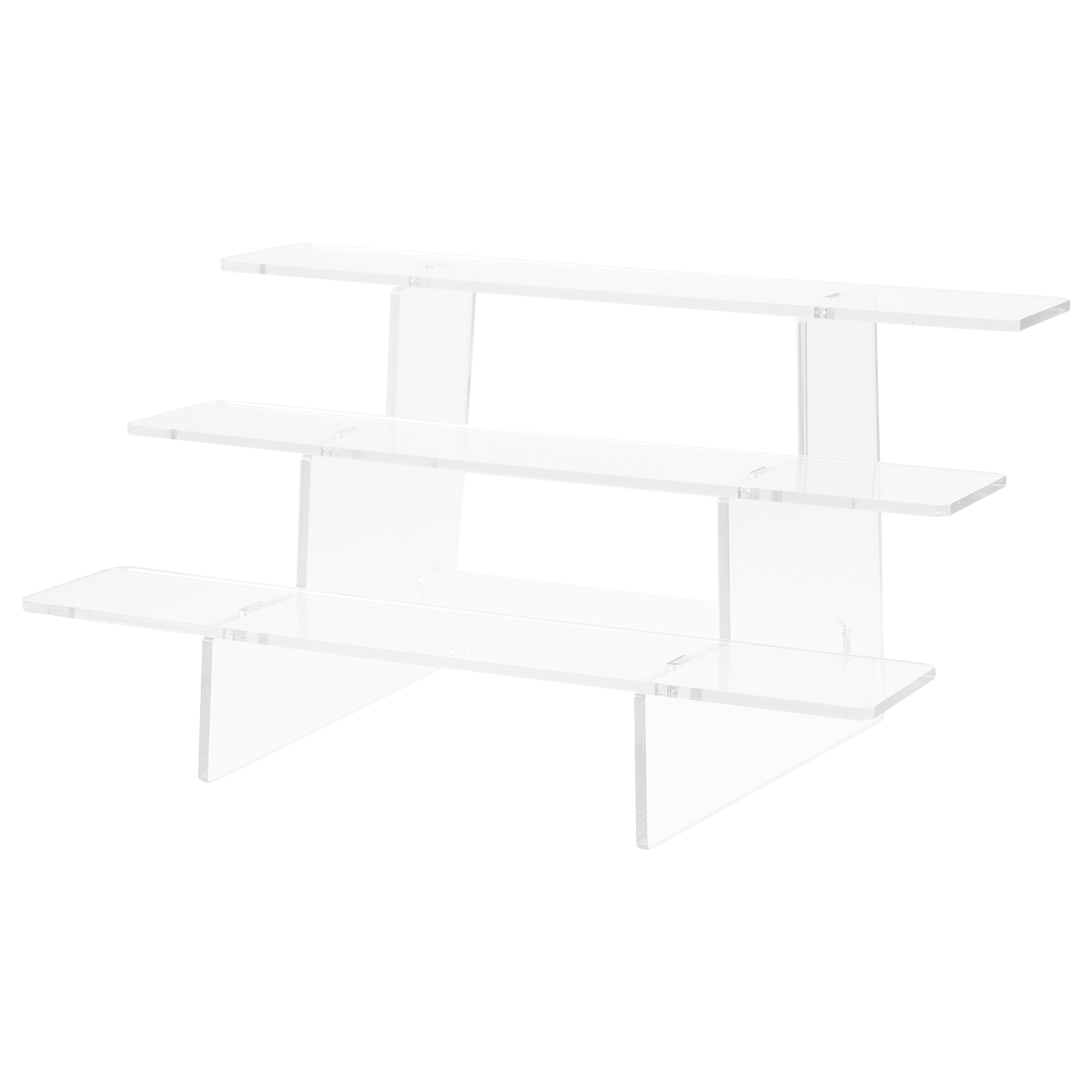 Transparent Three-Layer Display Rack Action Figure Storage Model Stand ...