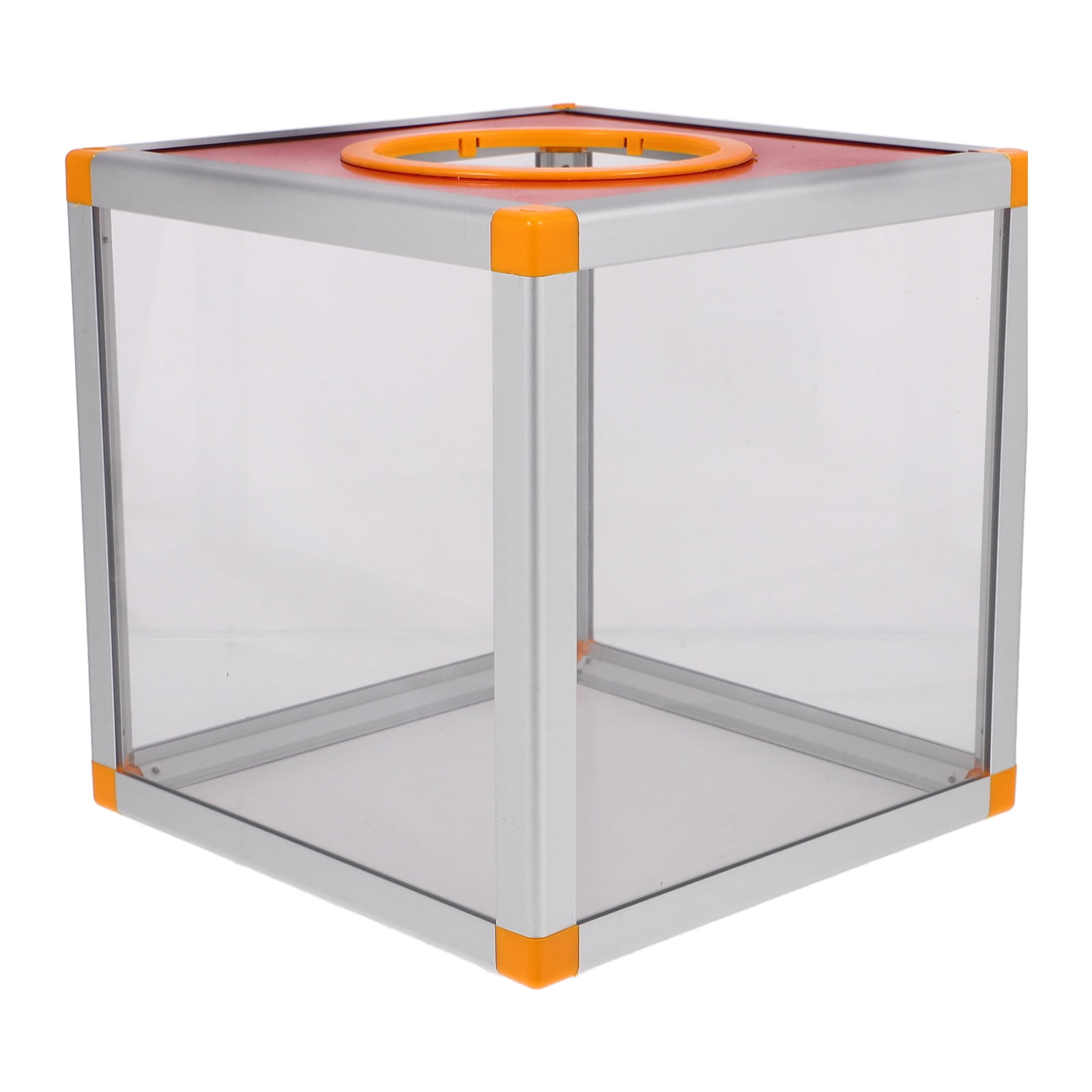 Transparent Ticket Holder Square Raffle Box Clear Ticket Box Raffle ...