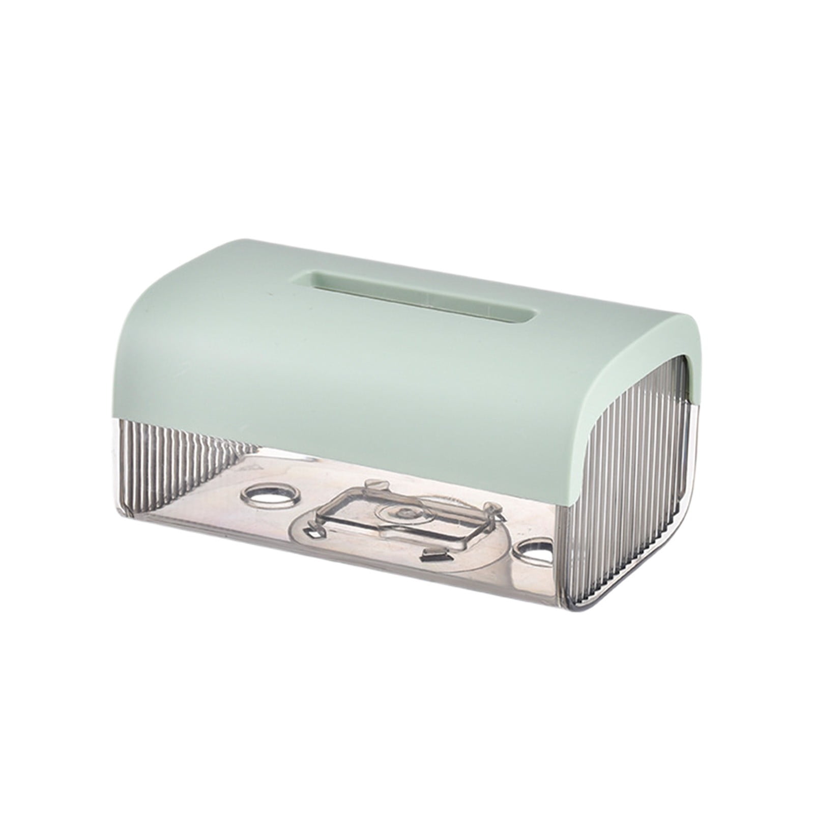 Transparent Tissue Box Wall Mounted Non Perforated Toilet Tissue Paper ...