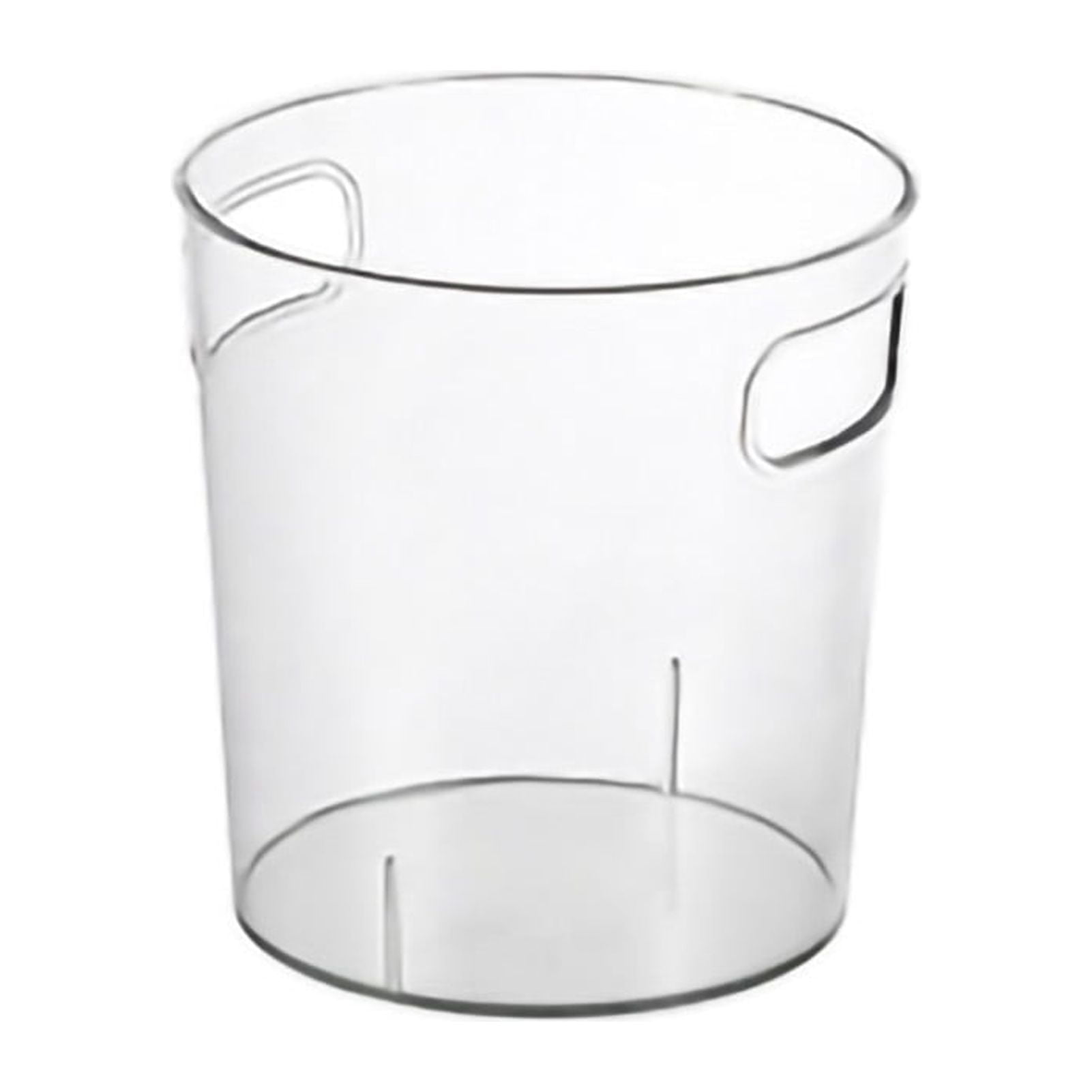 1Pcs Transparent Trash Can Handheld Desktop Storage Bucket for Bedroom ...