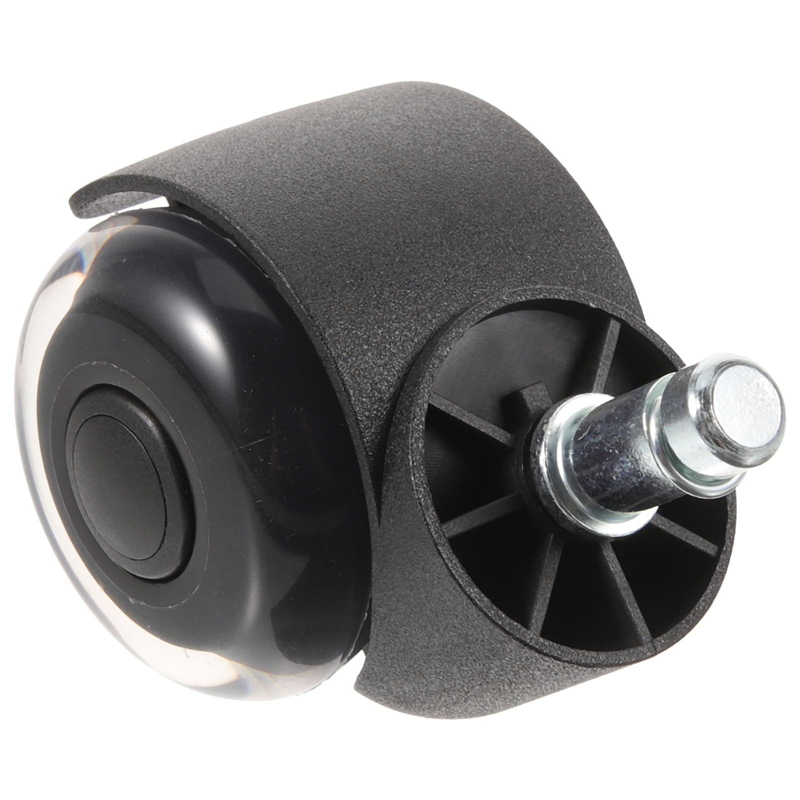 Transparent Two-wheel Silent Chair Universal Wheels (black) Heavy Duty ...