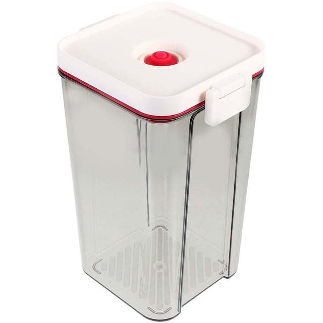 Transparent Vacuum Fruit Plate with Lid Kitchen Storage Containers for ...