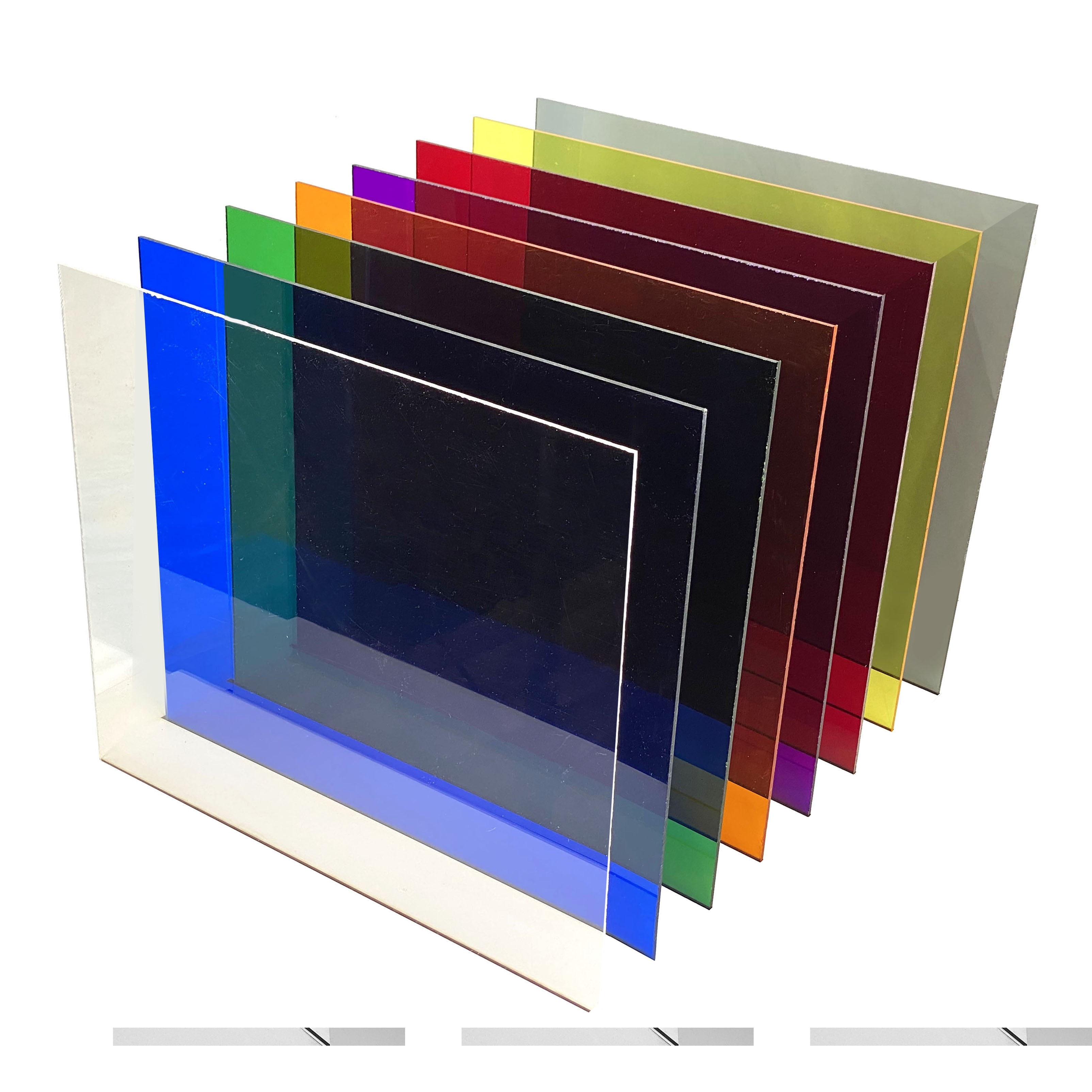 Transparent Variety Pack | 2.6mm (1/8th Inch), 12x12 inch, CO2 Laser ...