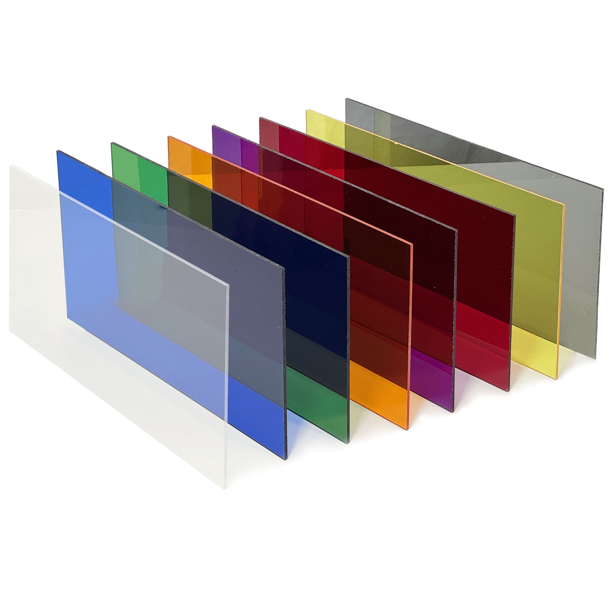 Transparent Variety Pack | 2.6mm (1/8th Inch), 12x6 inch, CO2 Laser ...