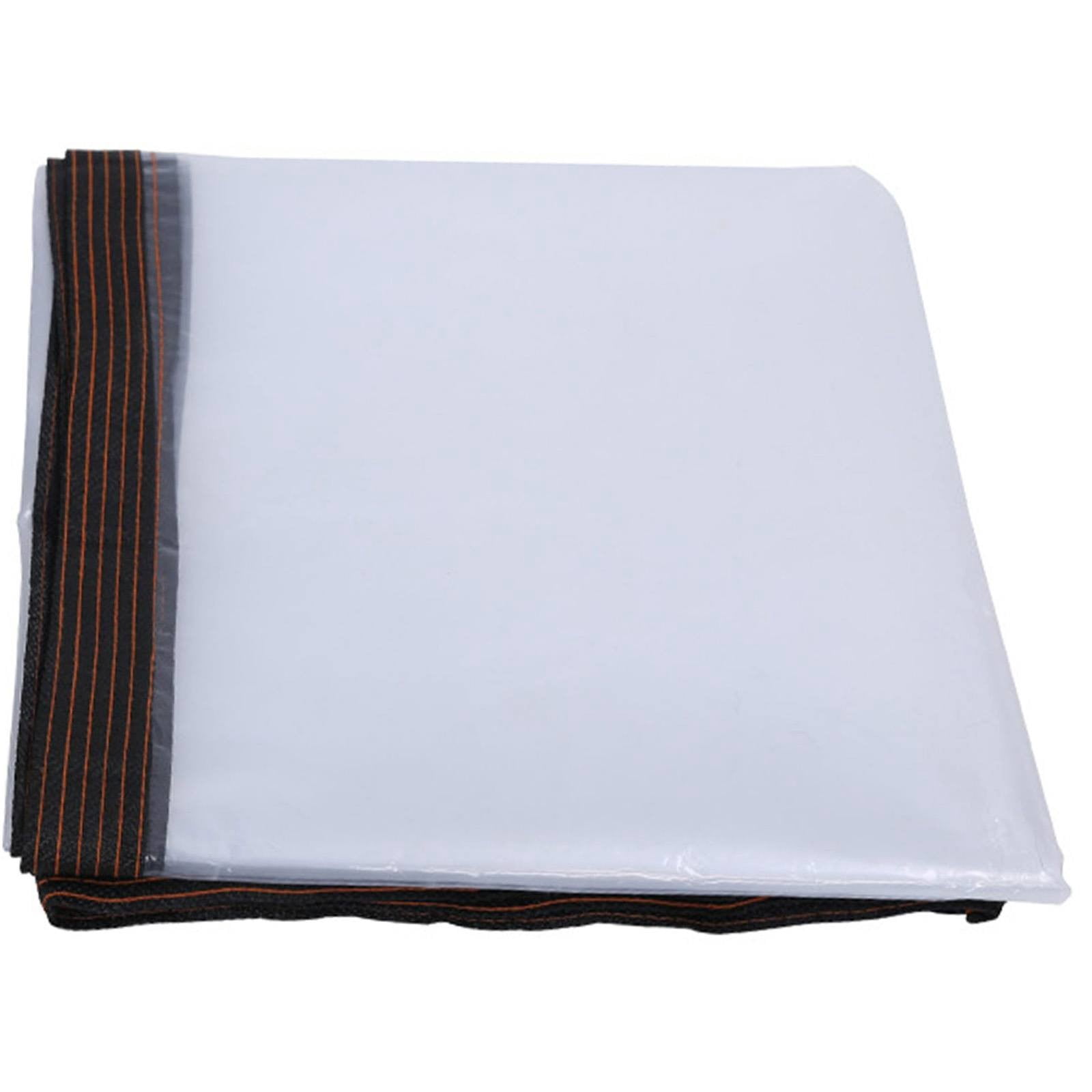 Transparent Vinyl Tarps 6.6x10Ft, Clear Tarps Heavy Duty Waterproof ...