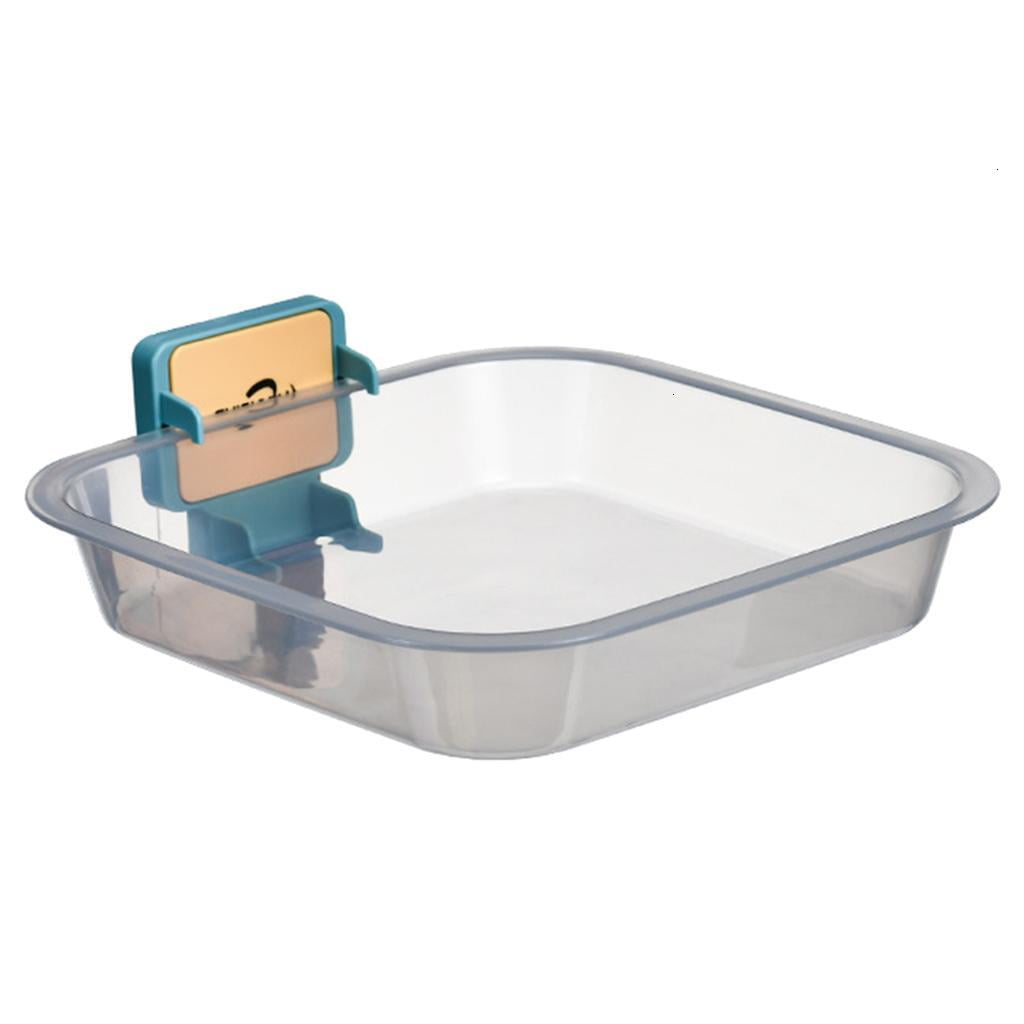 Transparent Wall Hanging Dish Preparations Tray Portable Household Hot ...