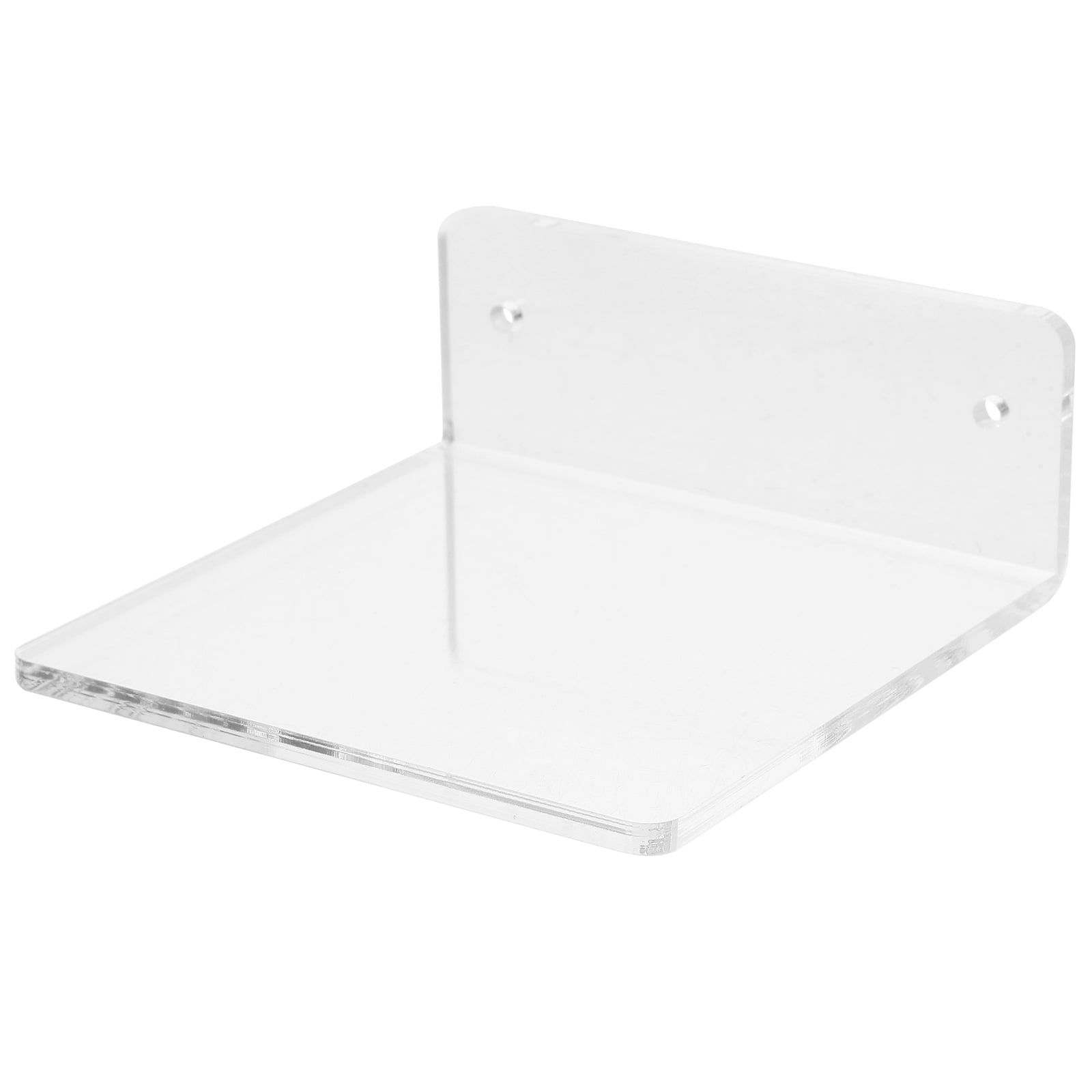 Homoyoyo Acrylic Wall Shelf Clear Floating Bathroom Organizer Space ...