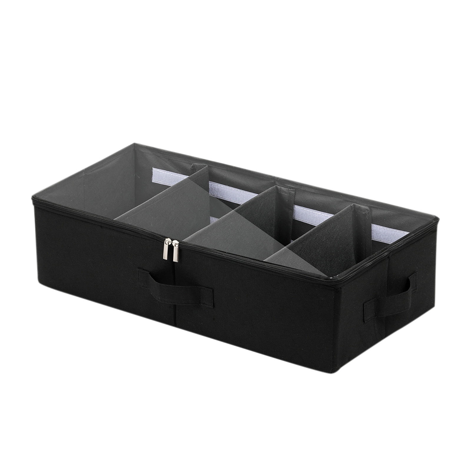 Transparent Wardrobe Organizer, Adjustable Storage Box, 4 Pairs Clothes ...