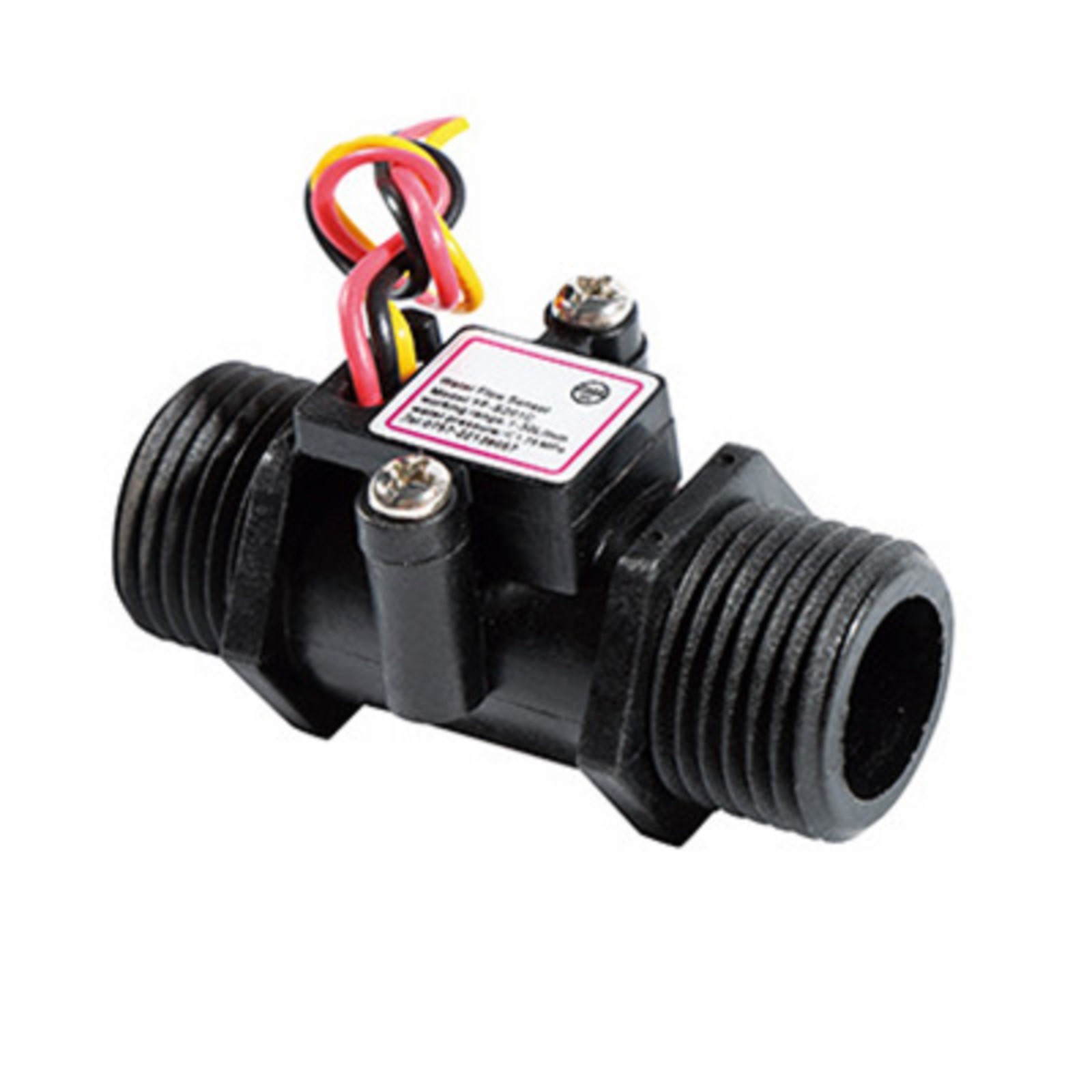 Transparent Water Current Sensor G1/2 Tube Turbine Flowmeter Hall ...