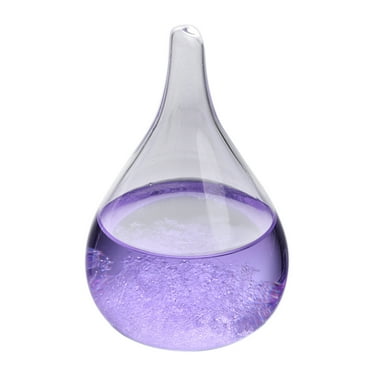 Ambient Weather B1025C Antique Storm Glass Wall Mount Liquid Barometer ...