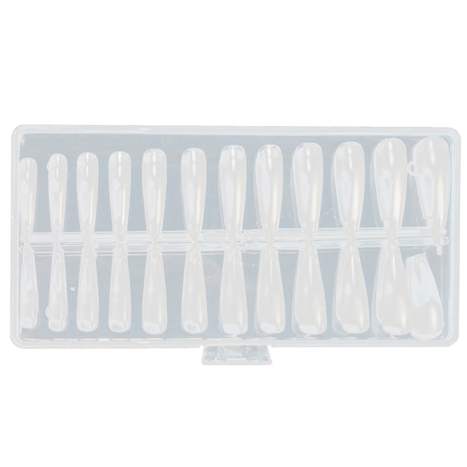 Transparent Water Tube Nails 120 Full Coverage Pressed On Nails for DIY ...