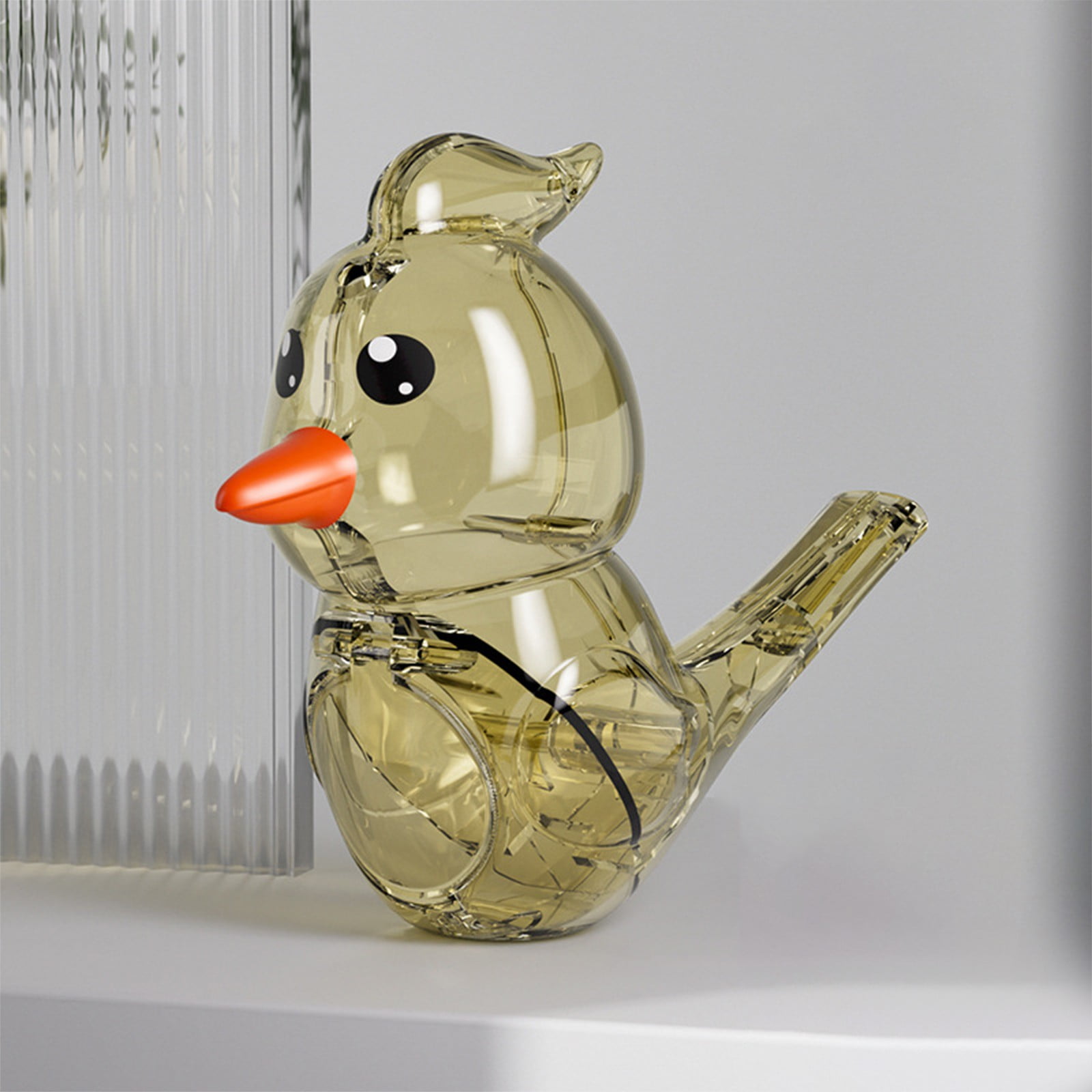 Transparent Waterfowl Whistle Toy | Sound-Changing Water Bird Whistle ...