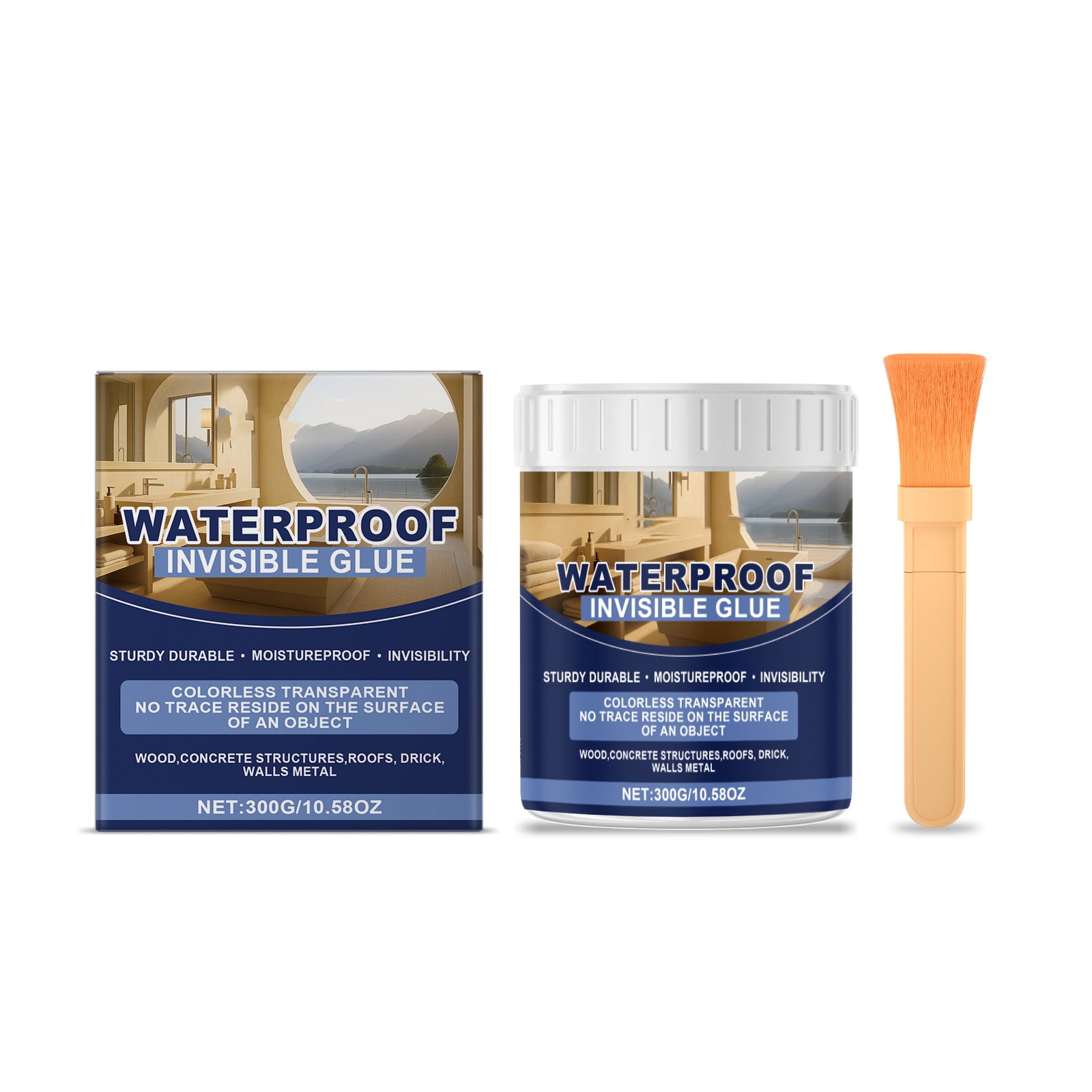 Transparent Waterproof Building Adhesive 300g - High Strength Bonding ...
